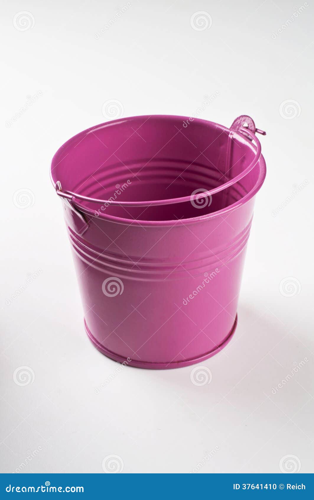 Bucket stock photo. Image of shiny, paint, pink, aluminum - 37641410