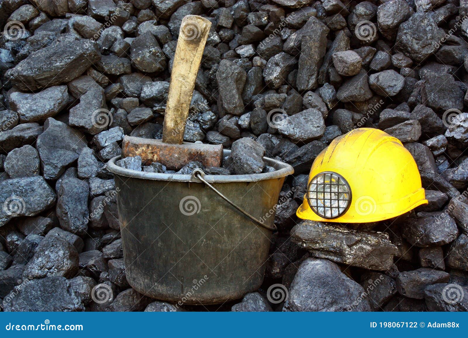 Mining coal stock photo. Image of black, business, coal - 198067122