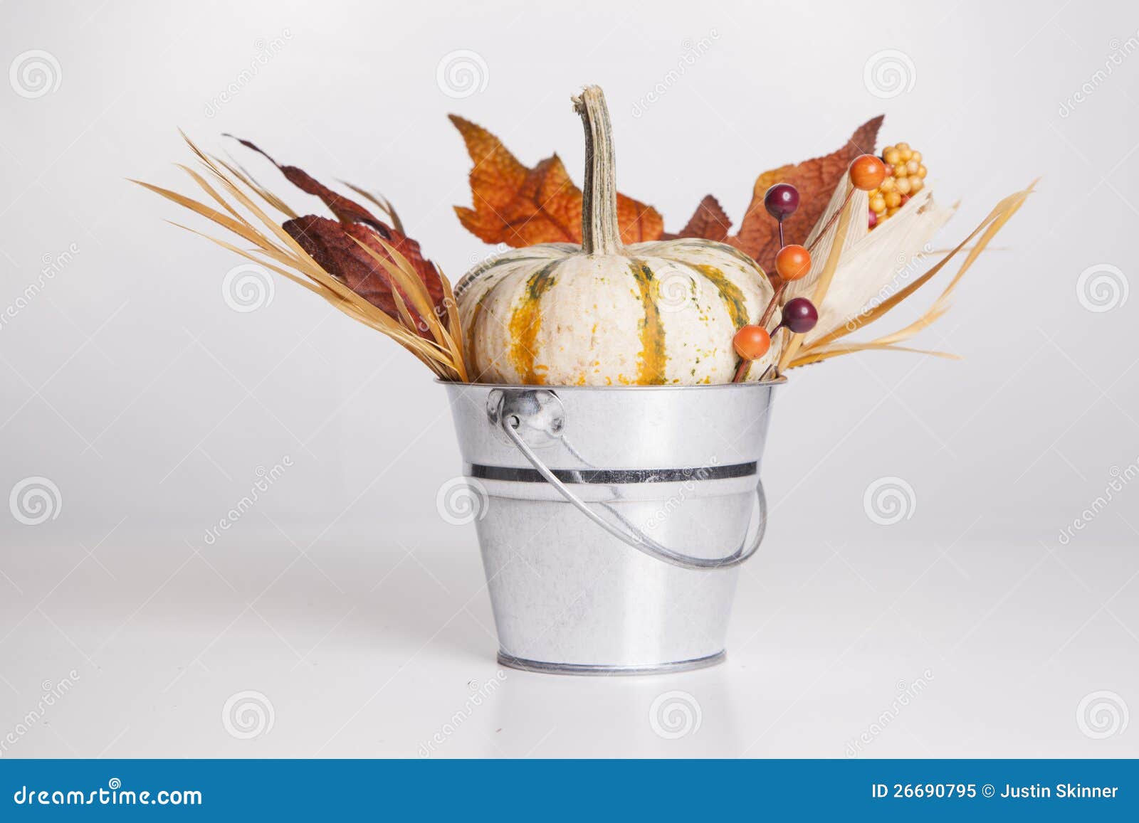 Bucket of Fall stock image. Image of pumpkins, mini, autumn - 26690795