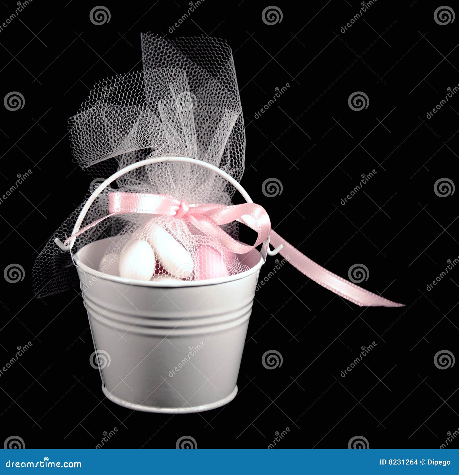 Bucket filled with sweets stock photo. Image of valentine - 8231264