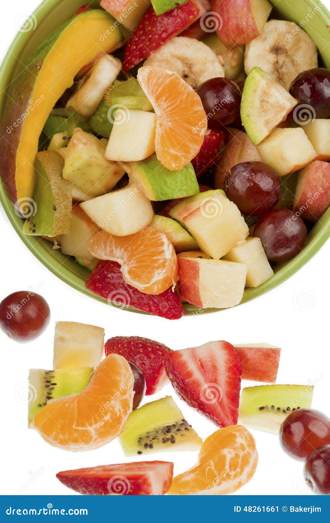 Bucket full of fruits stock image. Image of bucket, eating - 48261661