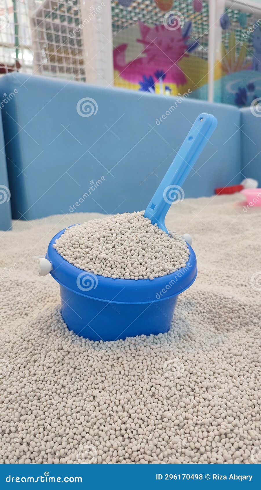 Bucket full of sand stock photo. Image of floor, flower - 296170498