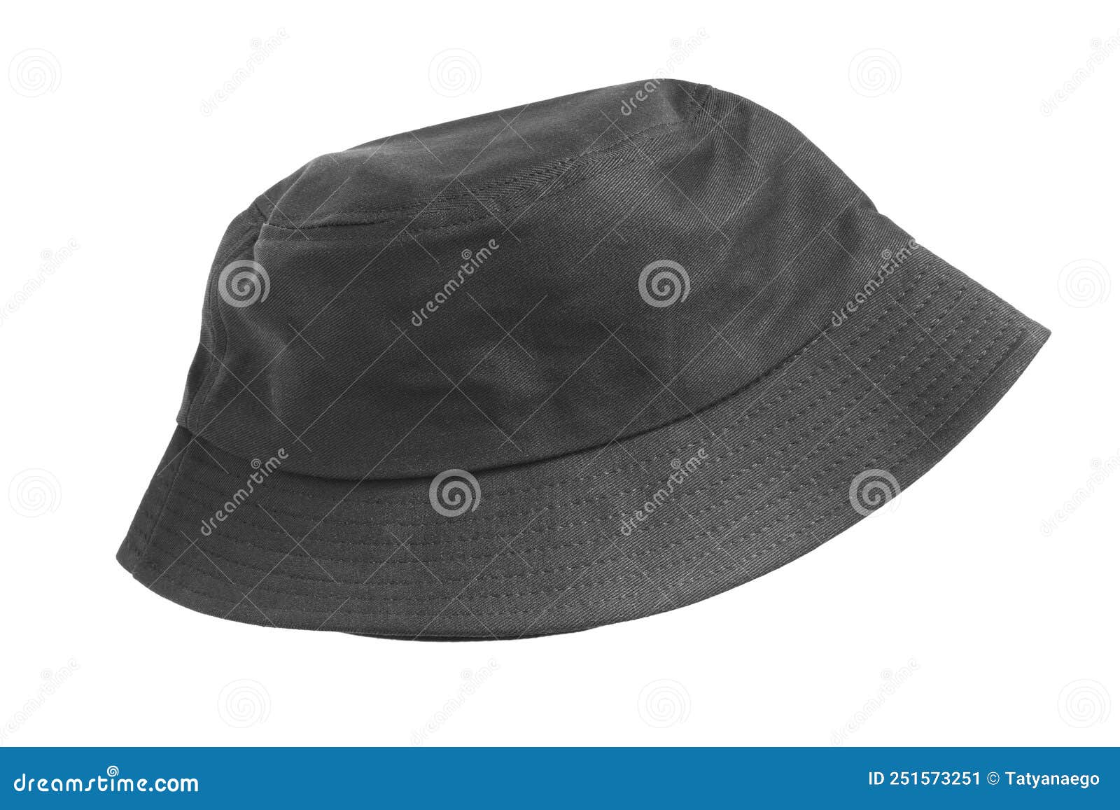 Bucket hat isolated stock image. Image of style, cotton - 251573251