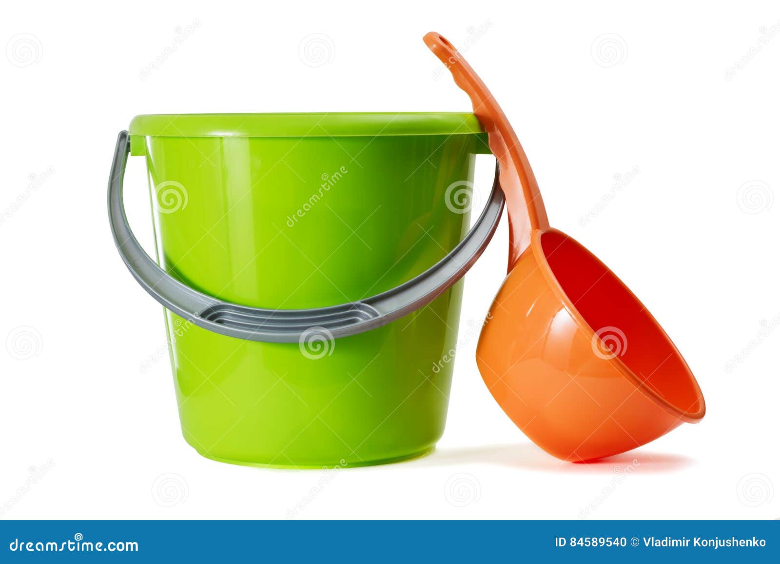 Bucket and ladle stock photo. Image of container, bailer - 84589540