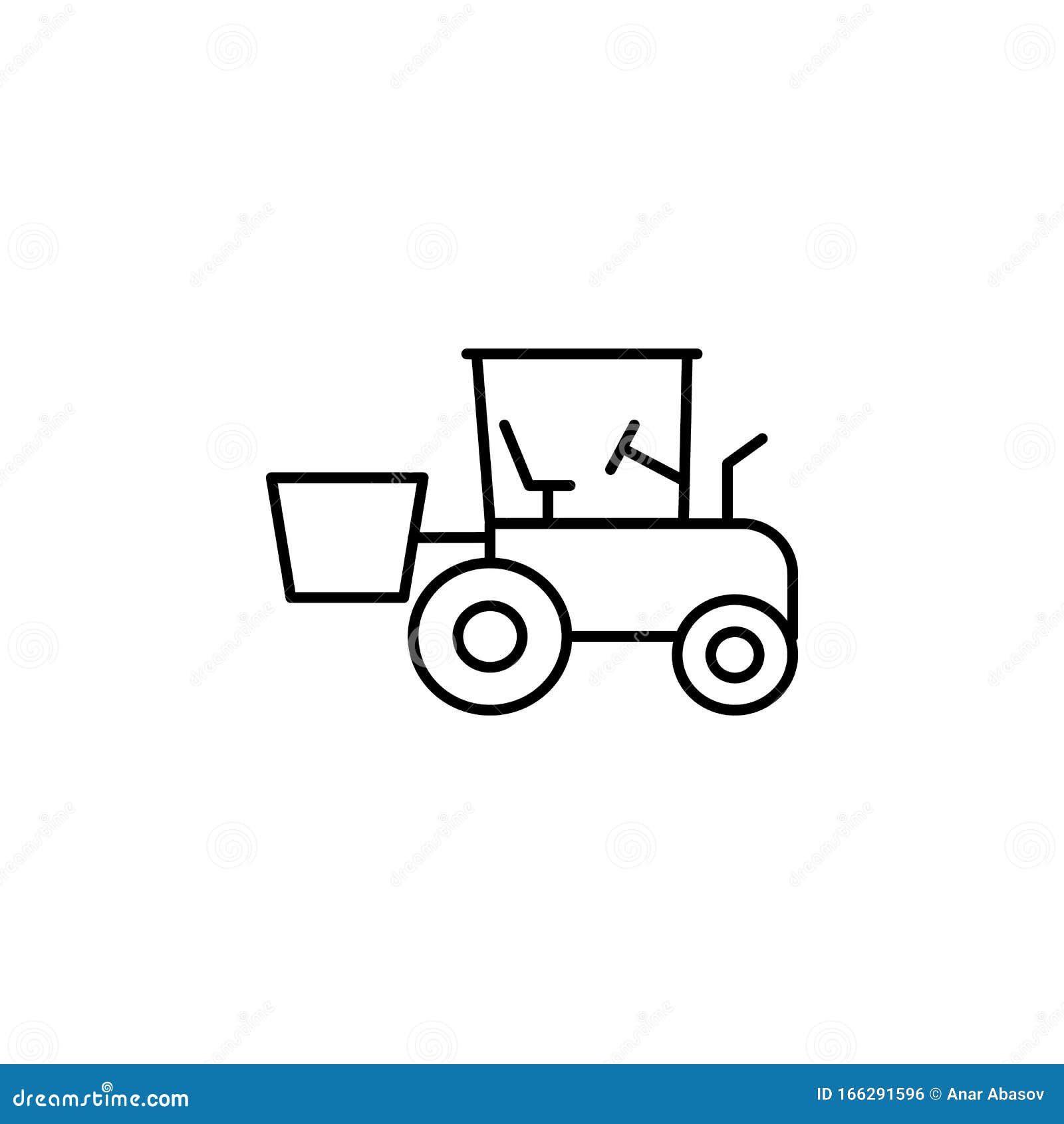 Bucket Loader Icon. Element of Construction Machine Icon for Mobile ...