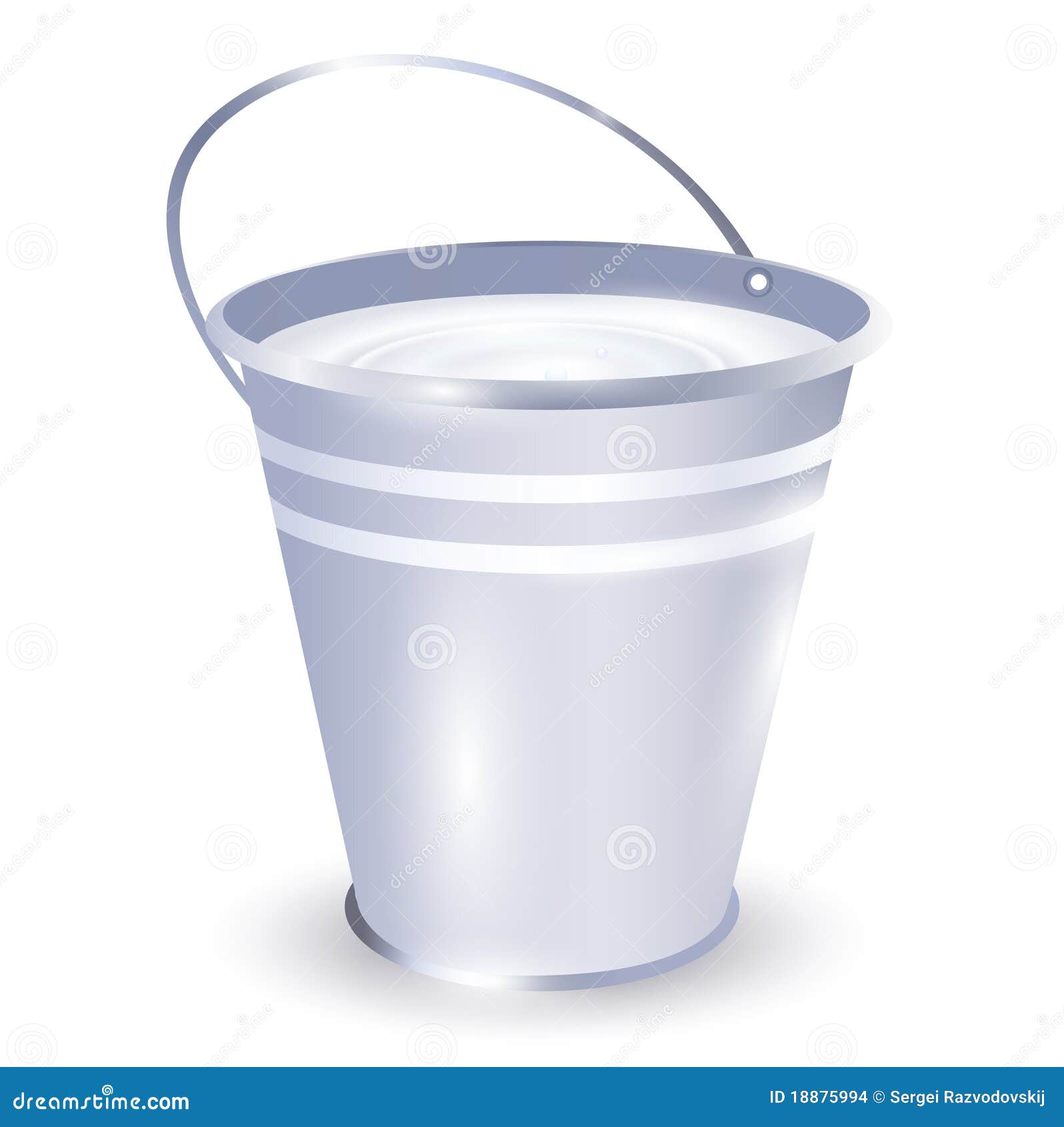 Metal Milk Bucket Stock Illustrations – 568 Metal Milk Bucket Stock ...