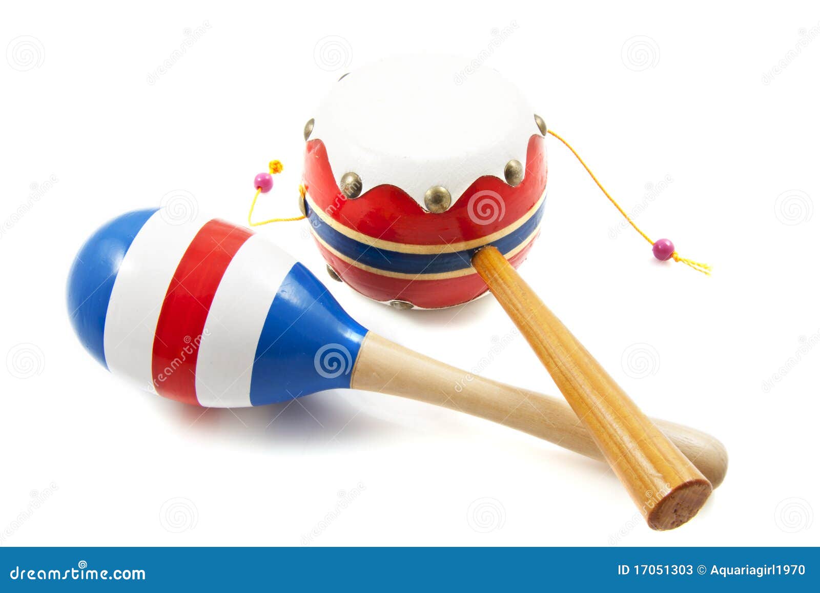 Bucket with samba balls stock image. Image of latin, striped - 17051303