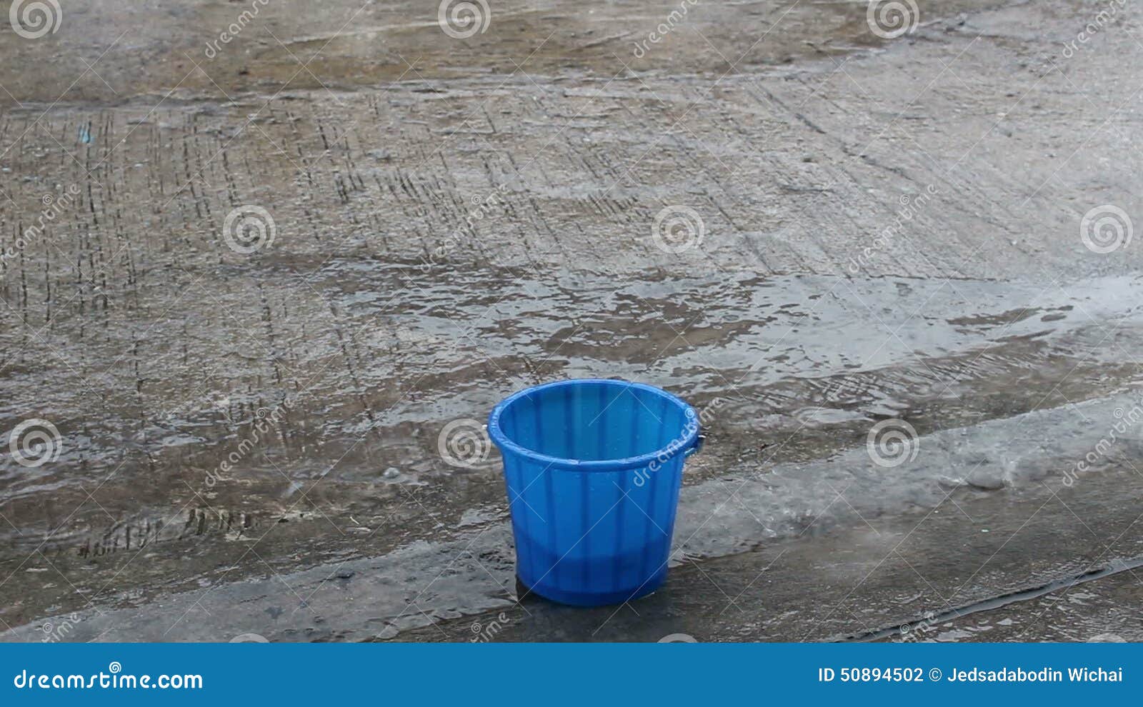 Bucket Slave Rain Water Flowing Stock Footage - Video of work, object ...