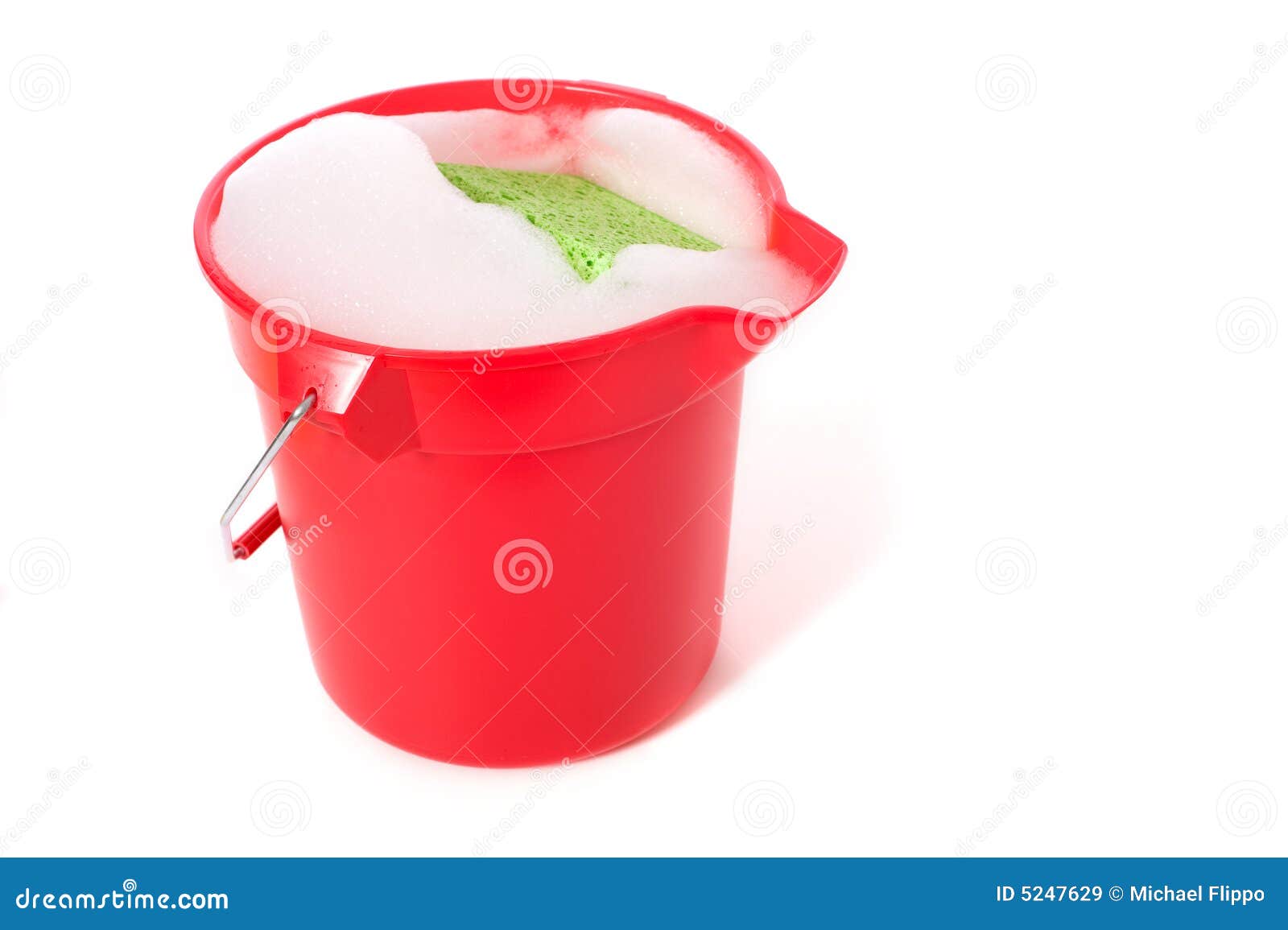 Bucket of Soapy Water stock image. Image of soapy, object - 5247629