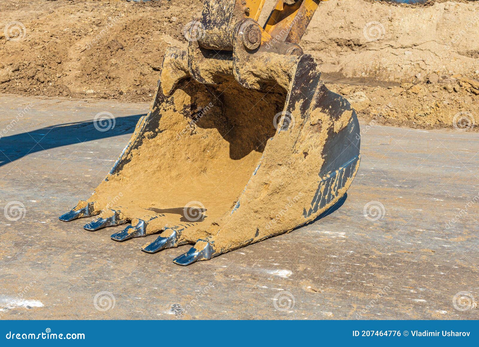 Bucket of Special Construction Machinery Excavator Stock Photo - Image ...