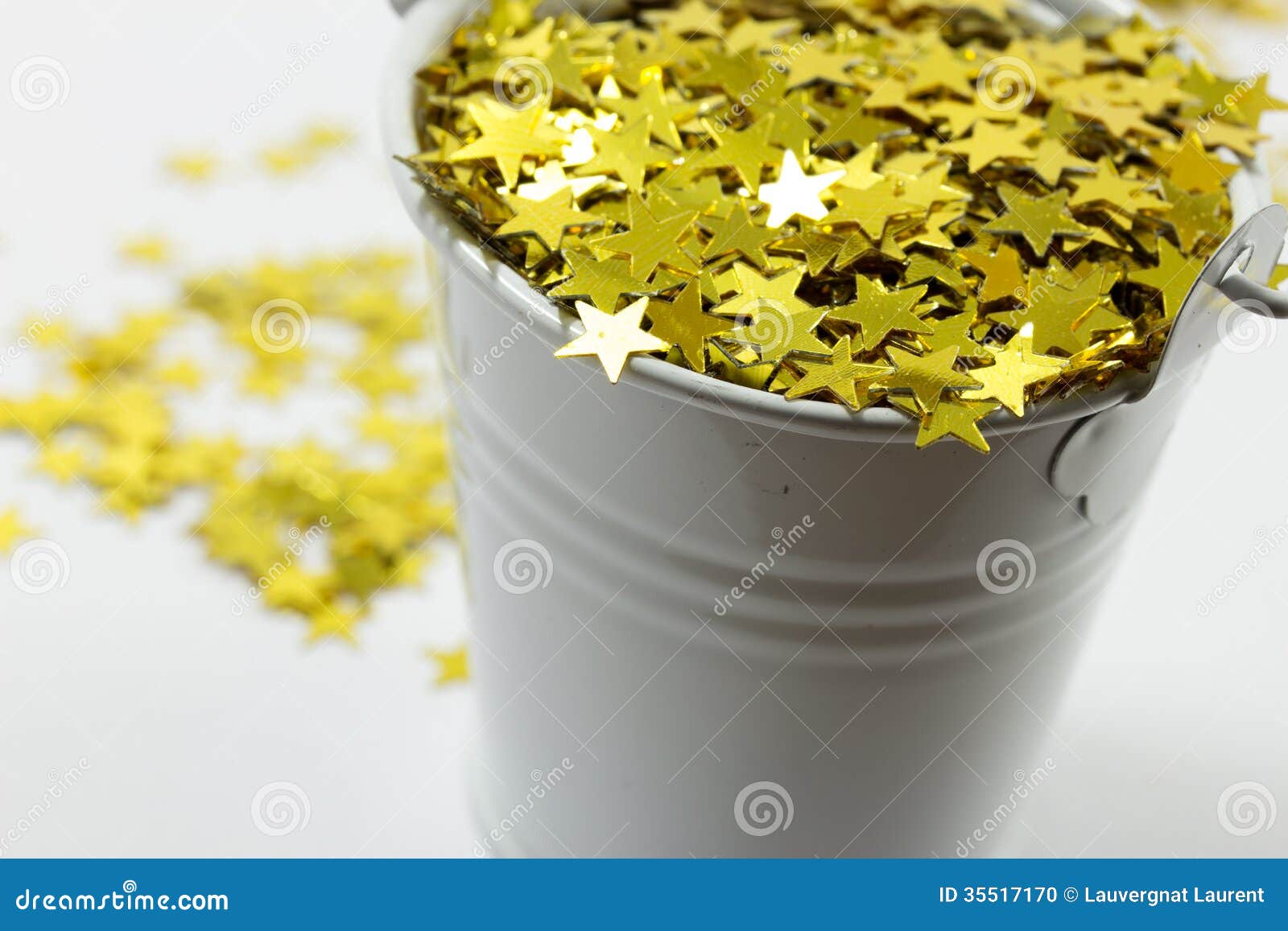 Bucket stars stock photo. Image of abstract, shiny, shape - 35517170