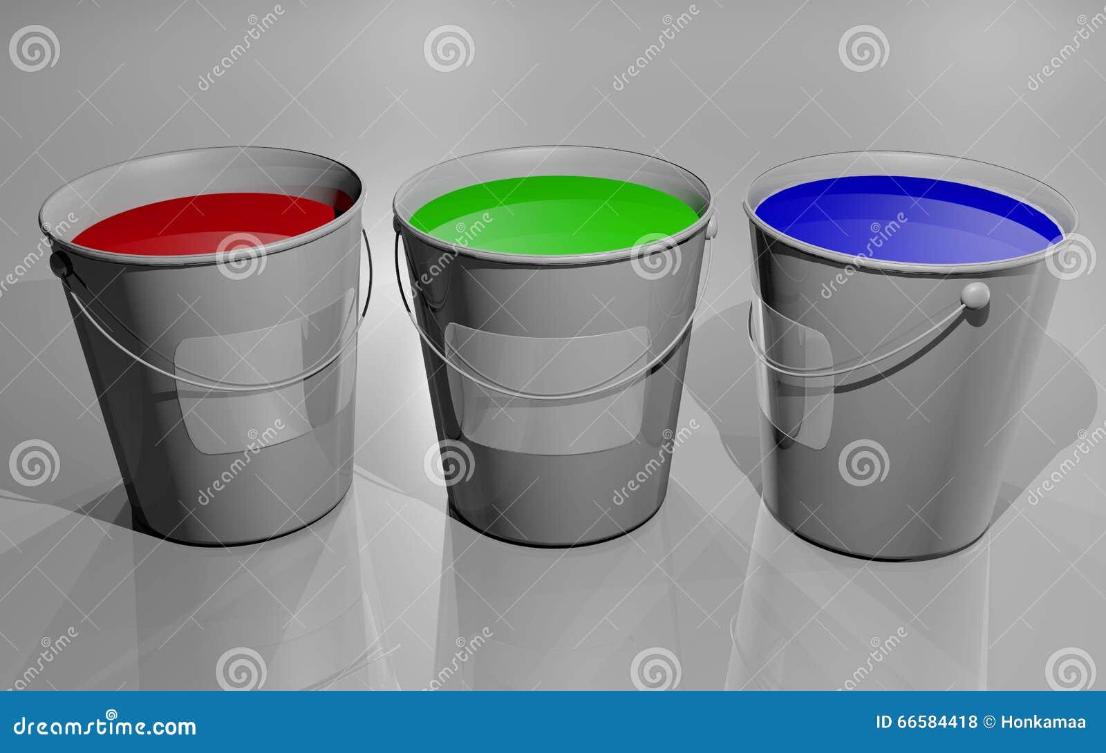 Paint Buckets Stock Image | CartoonDealer.com #66586699