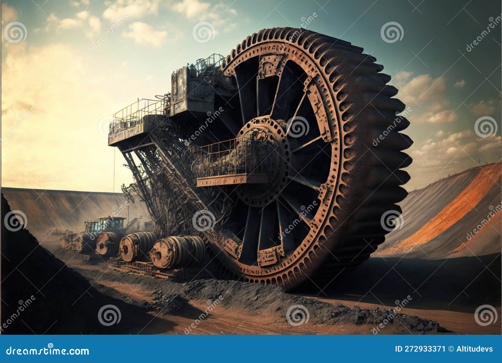 Bucketwheel Cartoons, Illustrations & Vector Stock Images - 155 ...