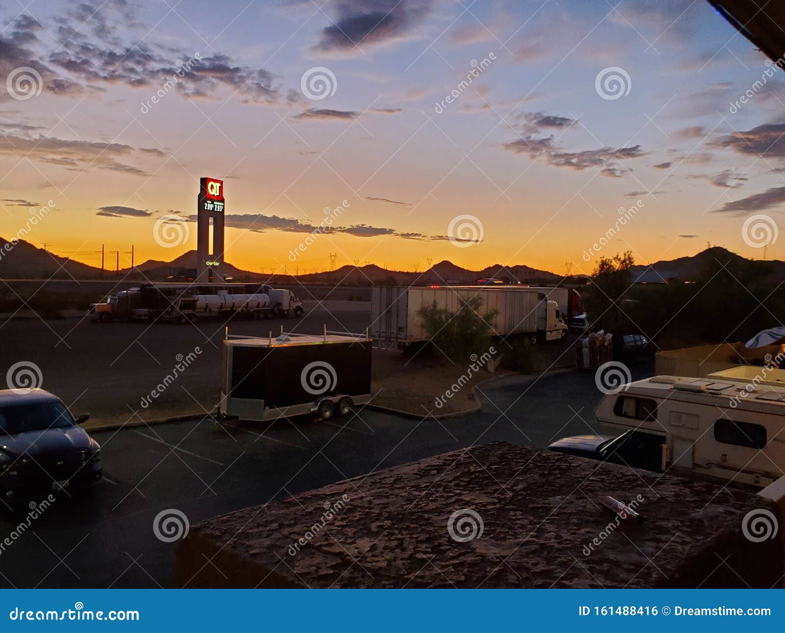 Buckeye Arizona Sunset Days Inn Foto editorial - Imagen de sunset ...