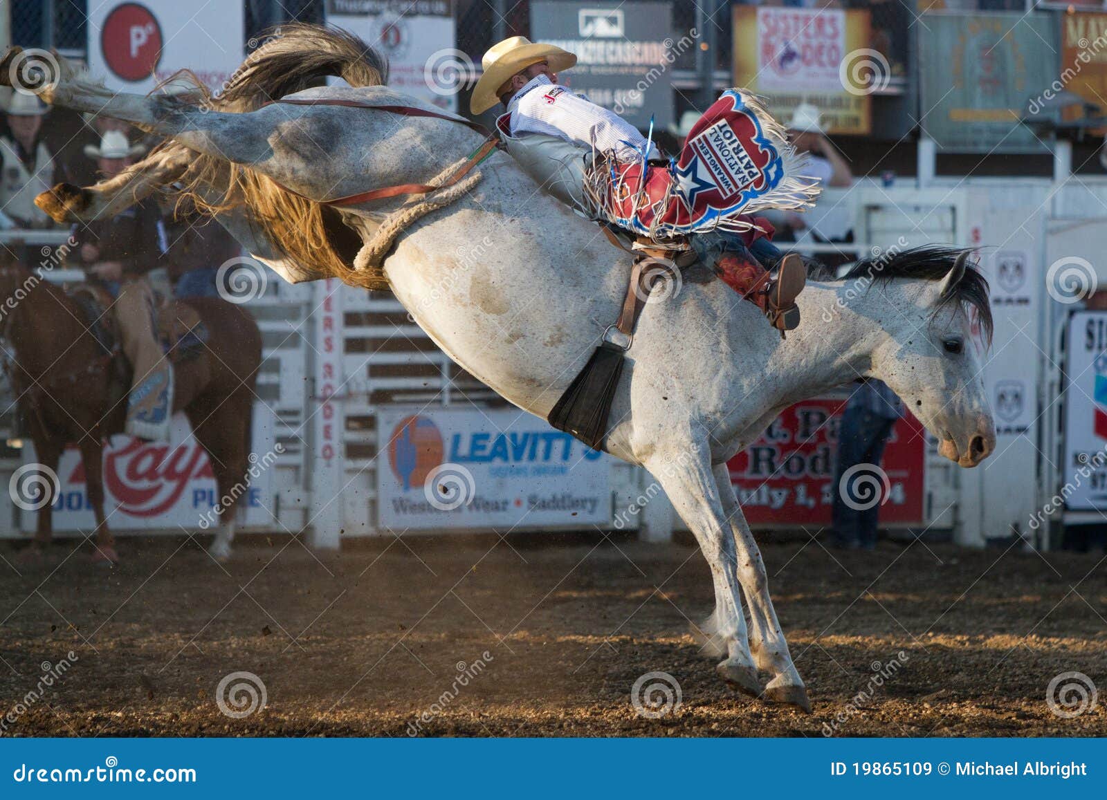 Bucking Bronc - Sisters, Oregon Rodeo 2011 Editorial Stock Image ...