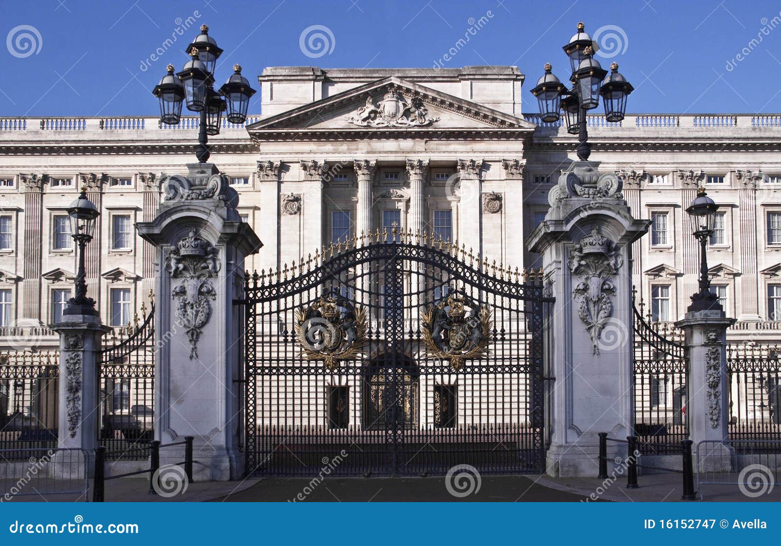 Buckingham Palace. Facciata Immagine Stock - Immagine di architettura ...