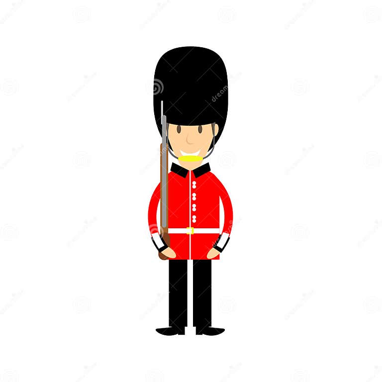 Buckingham palace guard stock vector. Illustration of british - 75211926