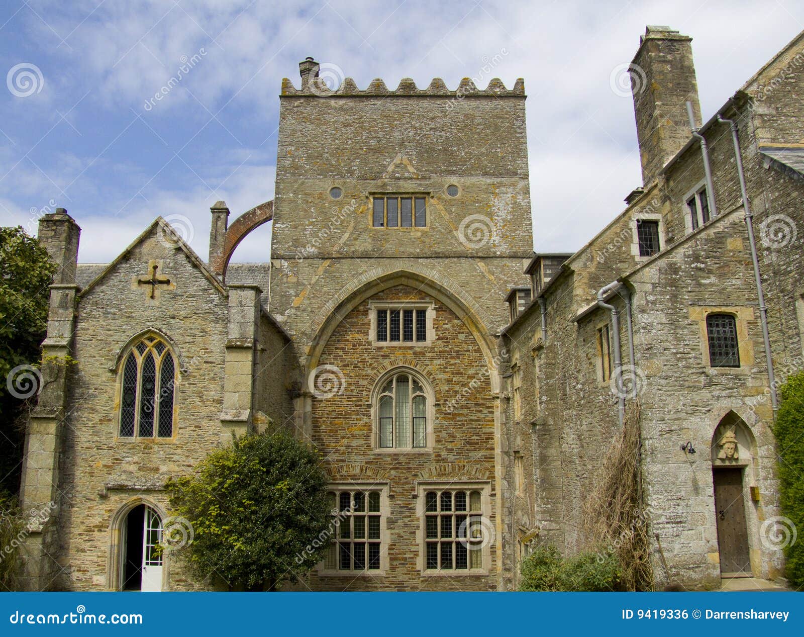 Buckland Abbey editorial photo. Image of green, turret - 9419336