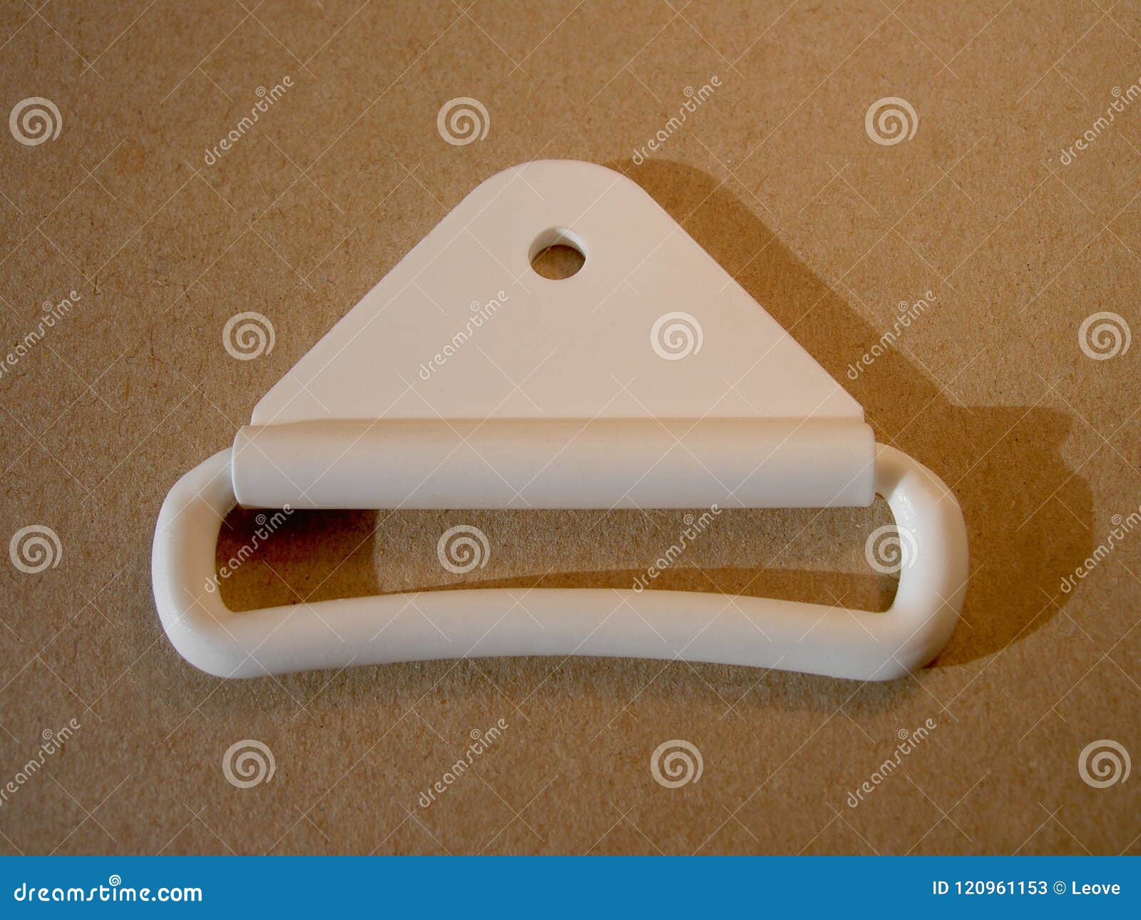 Buckle plastic white stock image. Image of bend, hole - 120961153