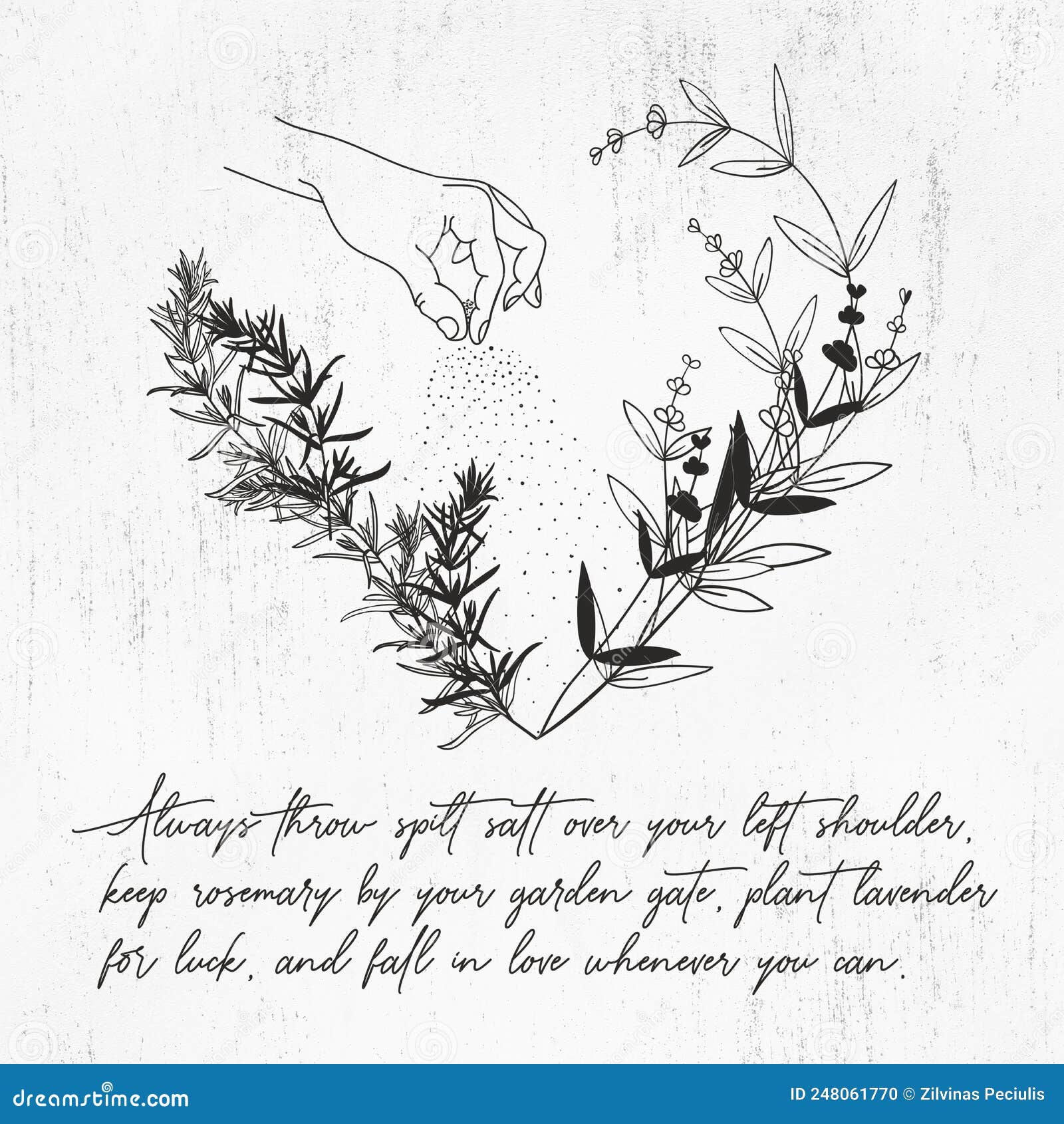 Practical magic recipe stock illustration. Illustration of luck - 248061770