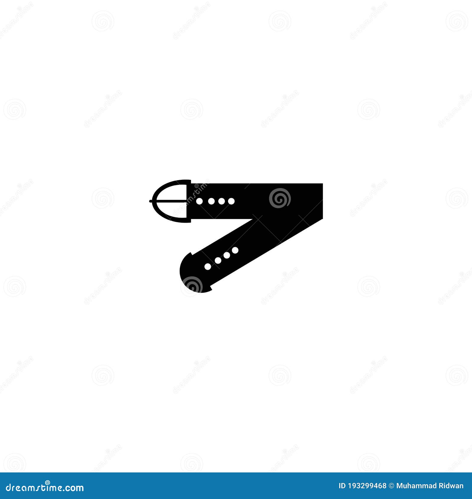 Buckle vector stock vector. Illustration of element - 193299468