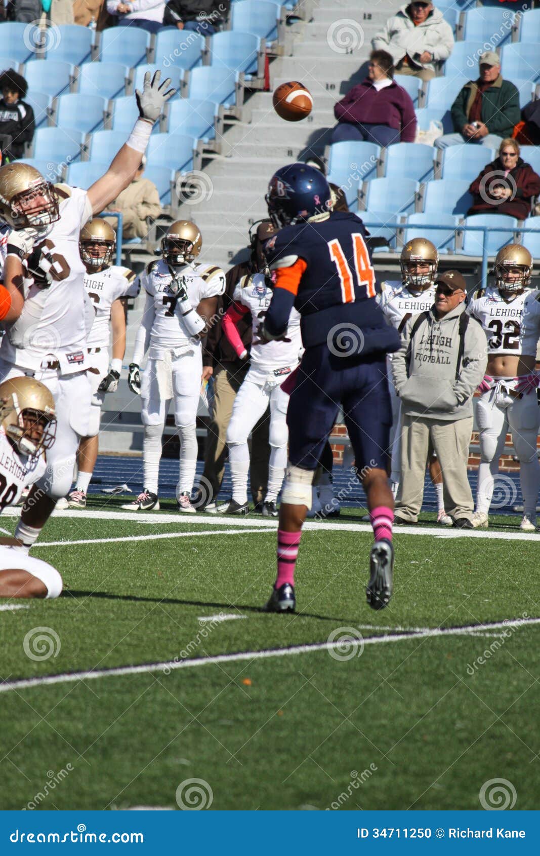 Bucknell Bison Quarterback Brandon Wesley Editorial Image - Image of ...