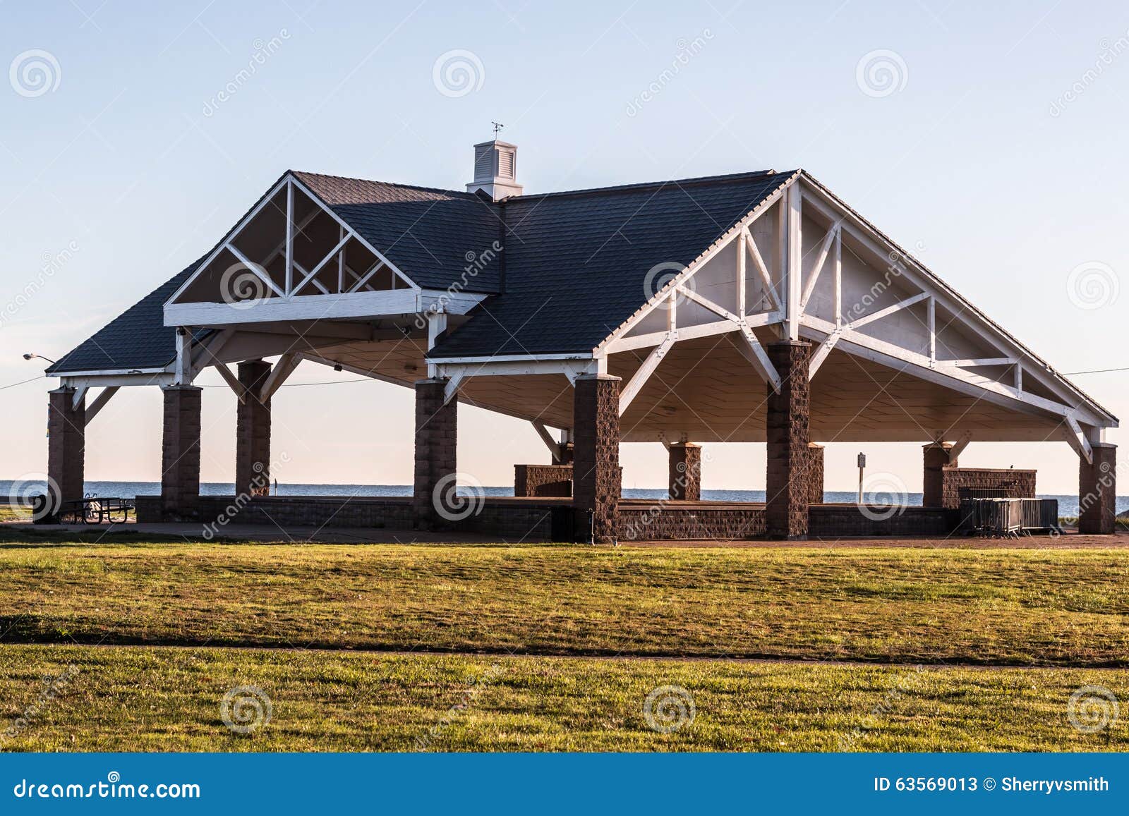 Beach Pavilion On The Beach Of Schiermonnikoog On The North Sea Seen ...