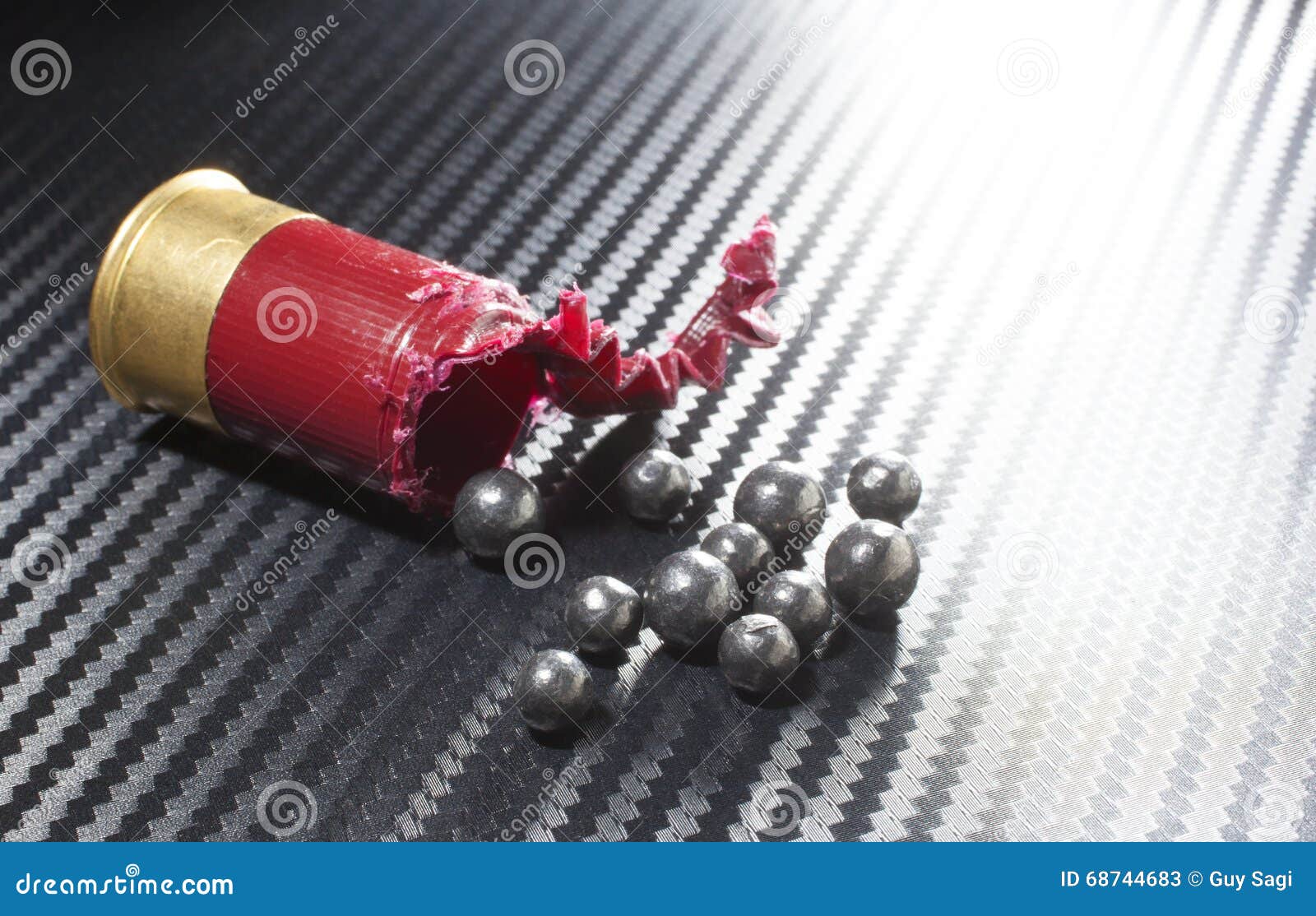 Buckshot ammunition stock image. Image of weapon, pellets - 68744683