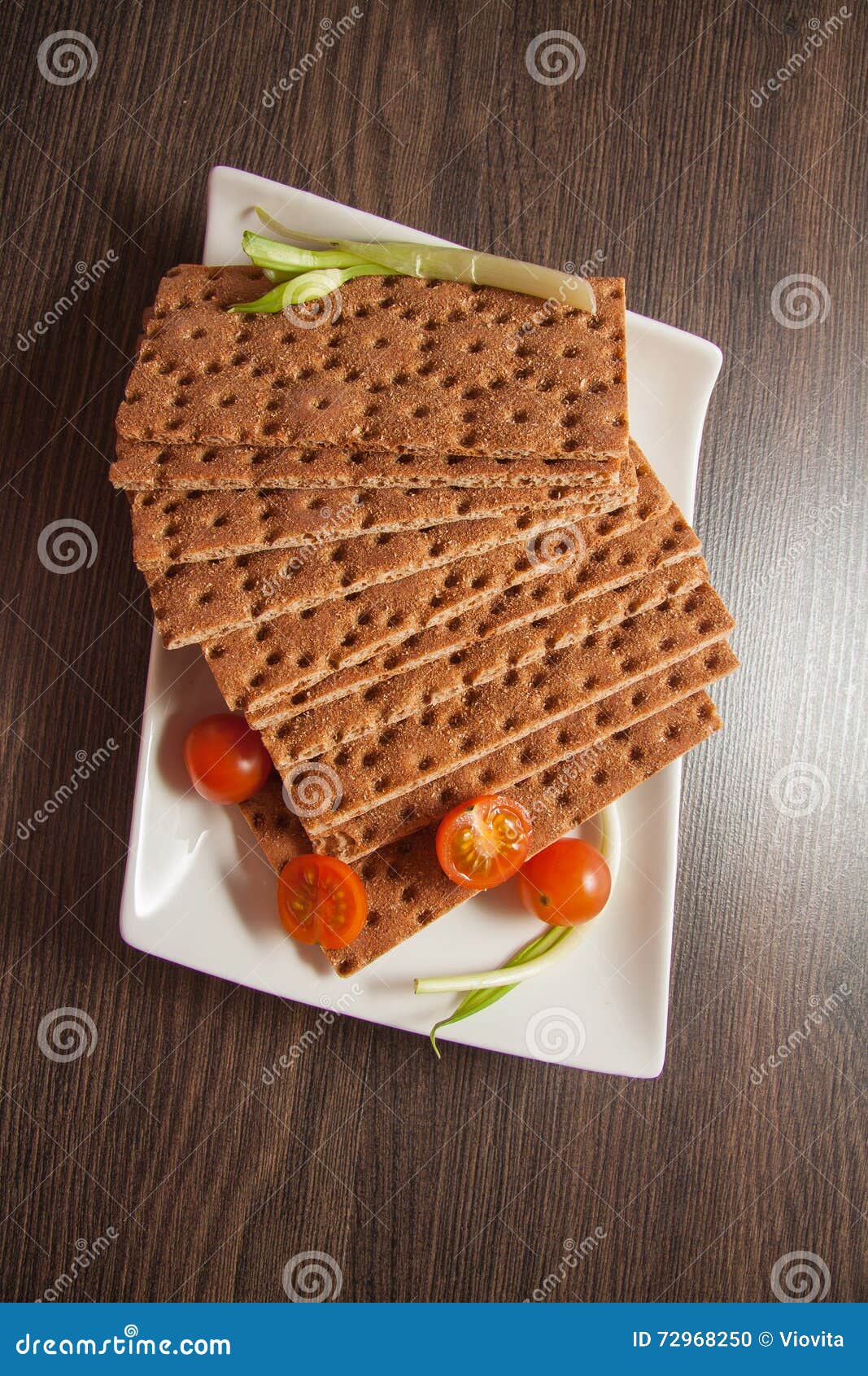 Buckwheat crispbread stock photo. Image of cream, delicacy - 72968250
