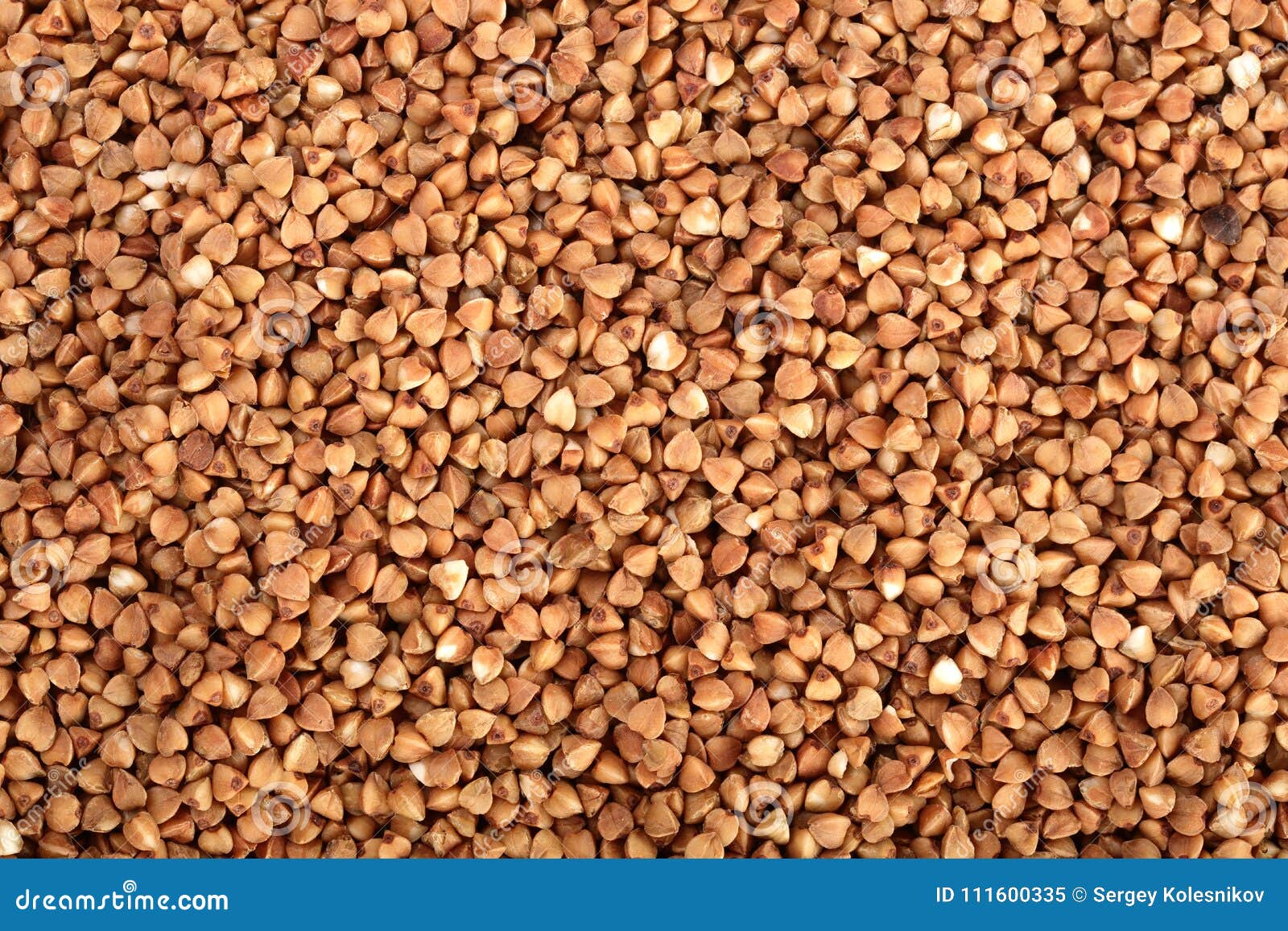 Buckwheat Grain As a Background Close Up. Top View Stock Image - Image ...