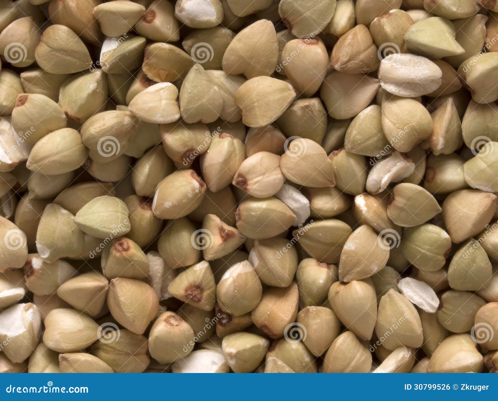 Buckwheat Grains . Dry Brown Kernel As Background Stock Photography ...