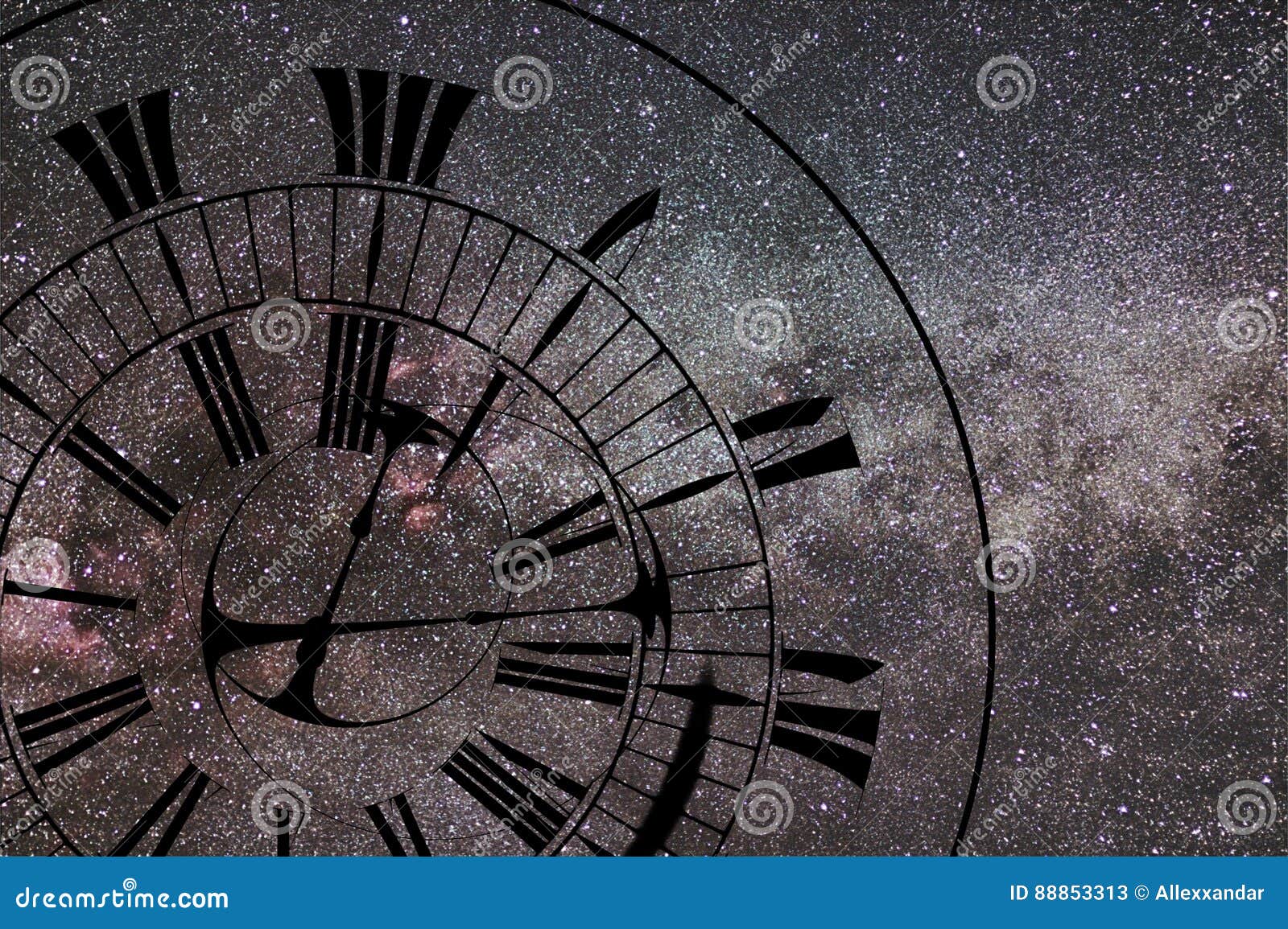 Bucle Temporal Tiempo Y Espacio, Relatividad General Imagen de archivo ...