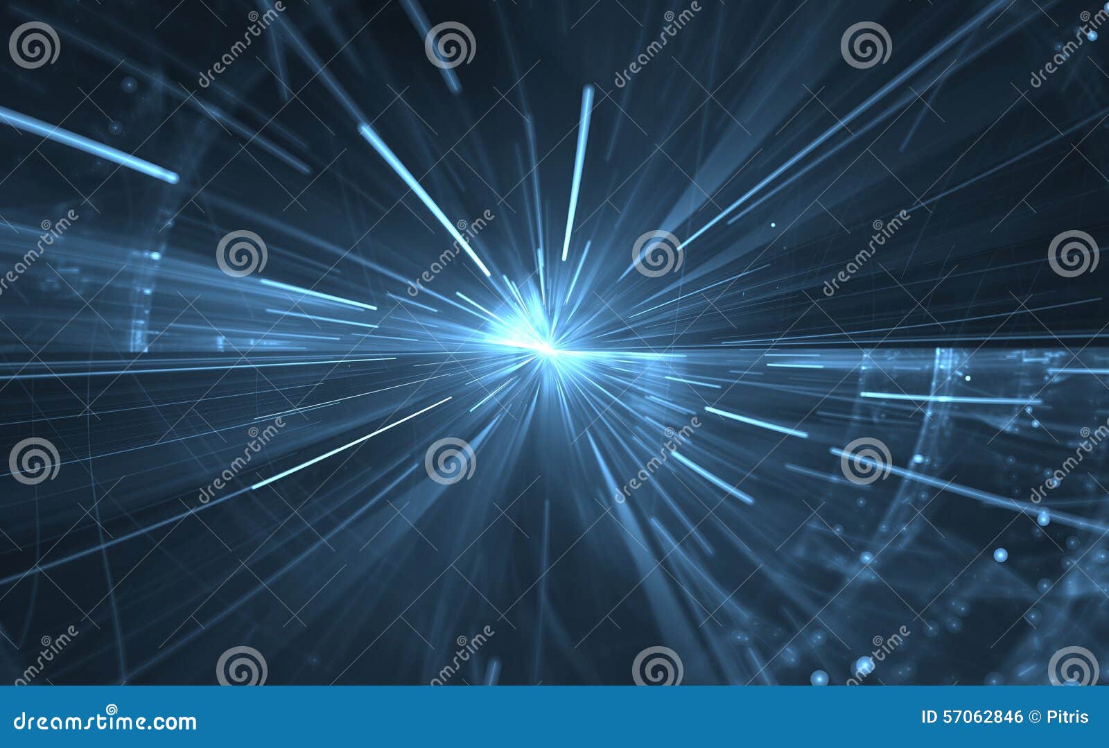 Bucle Temporal, Viajando En Espacio Stock de ilustración - Ilustración ...