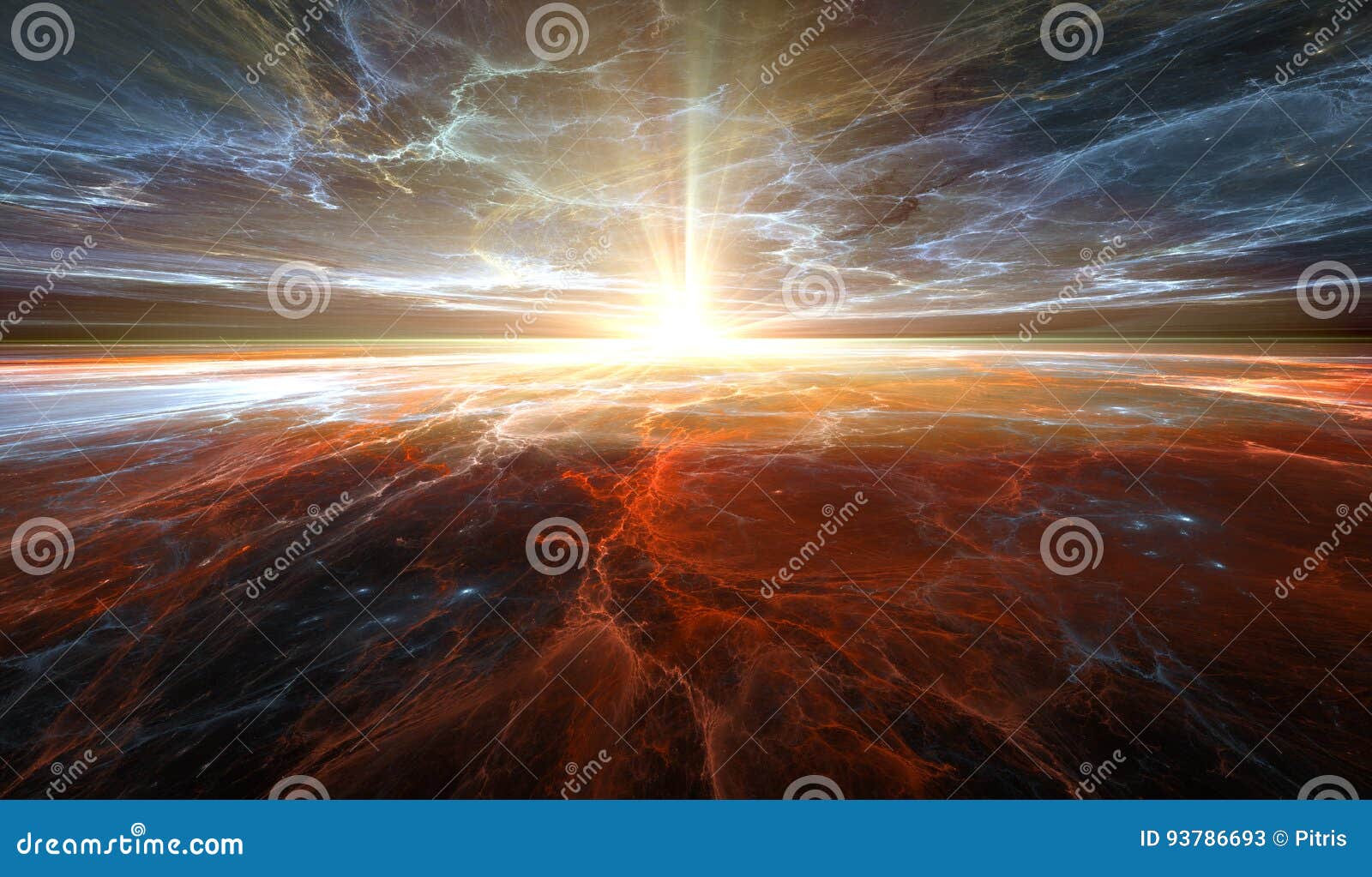 Bucle Temporal, Viajando En Espacio Stock de ilustración - Ilustración ...