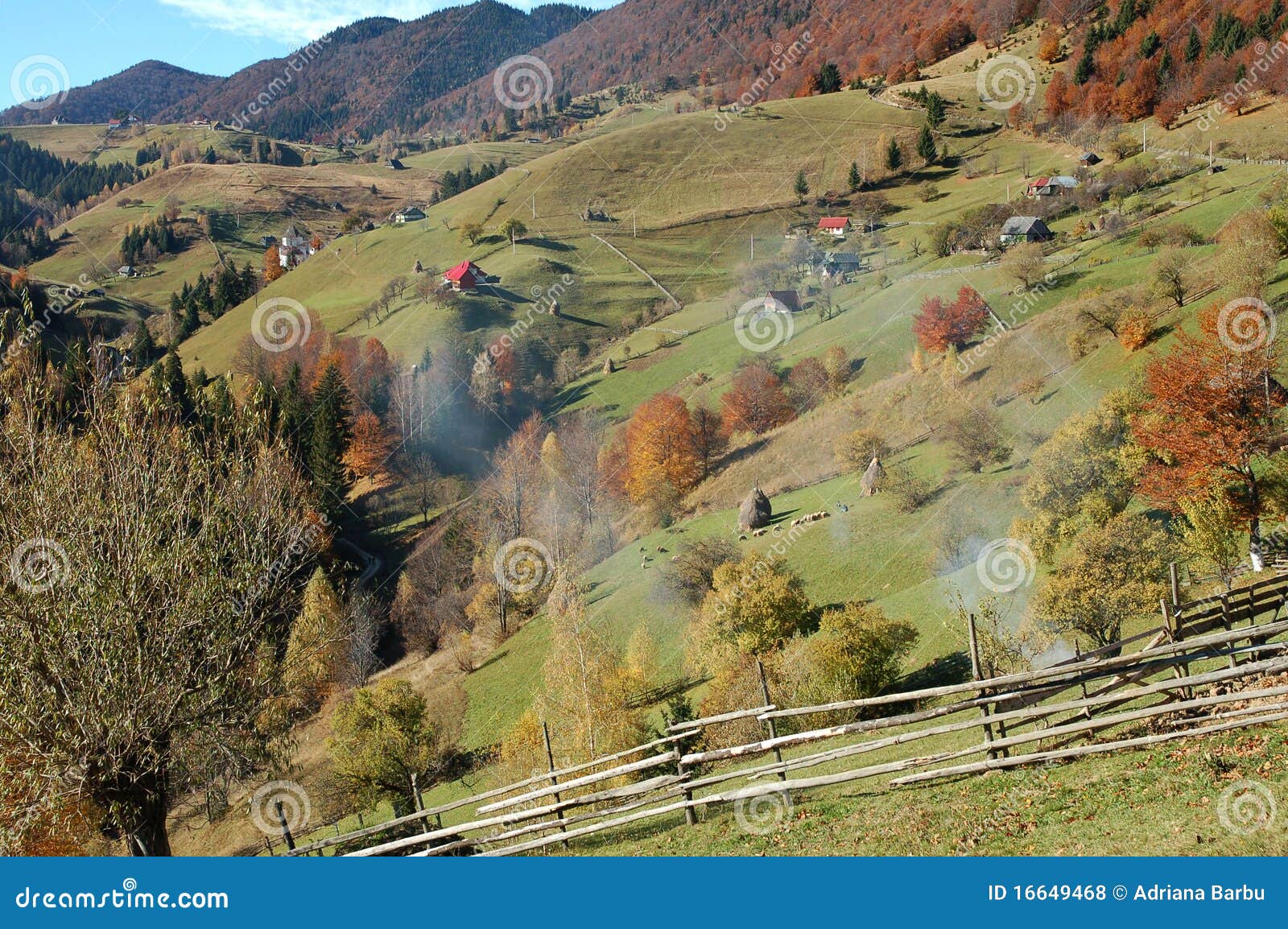 Bucolic landscape stock photo. Image of beautiful, romania - 16649468