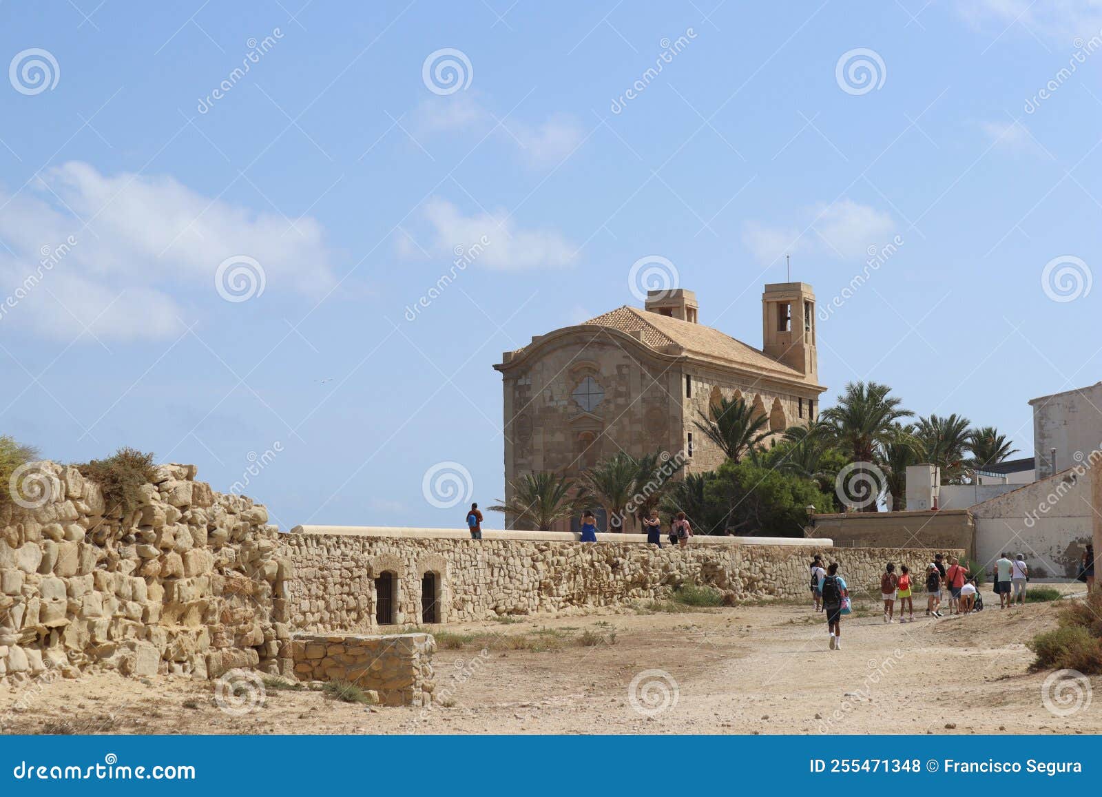 Bucolic landscape Tabarca editorial stock photo. Image of harbor ...