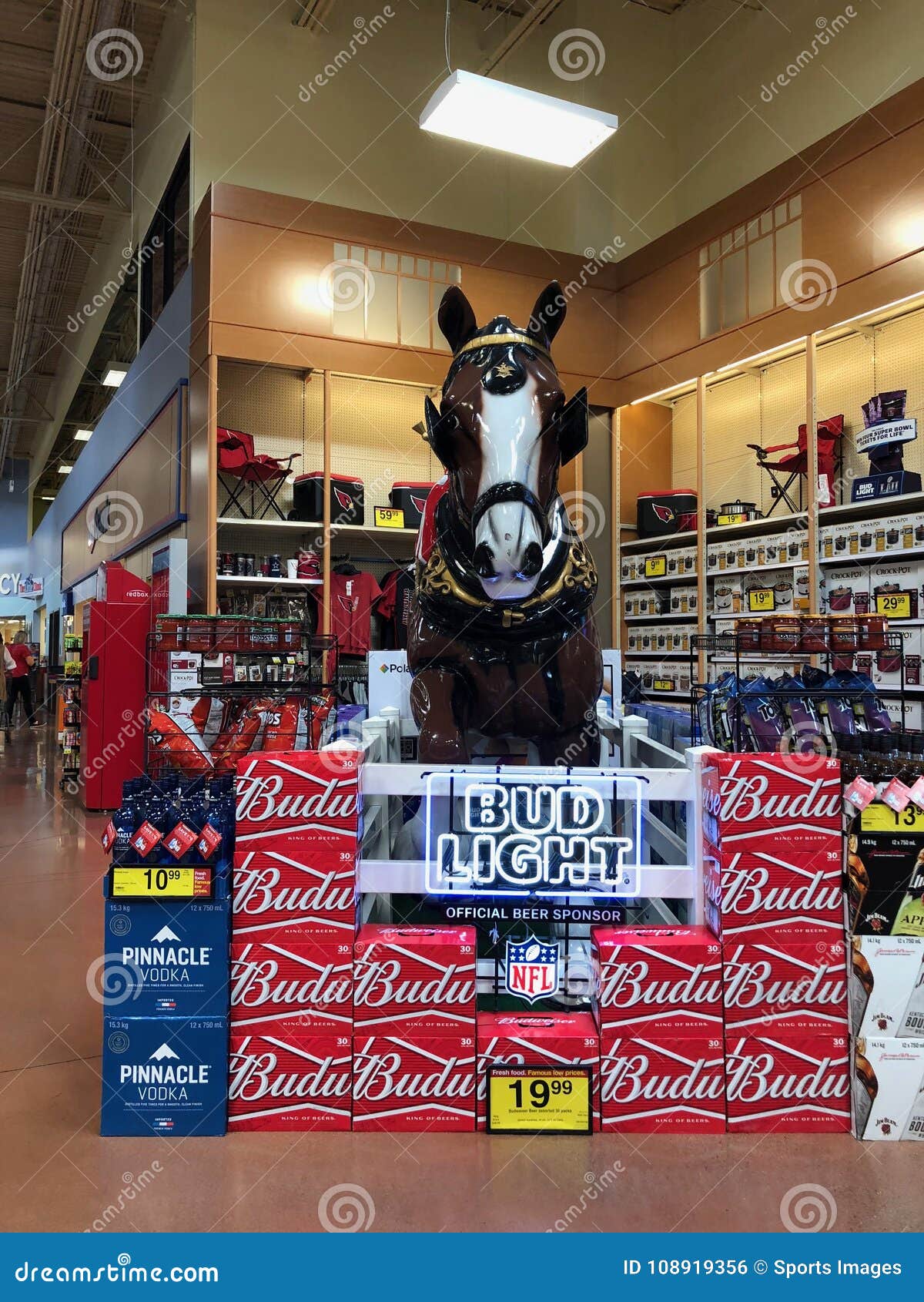 Bud Light Beer Delivery Truck. Budweiser Is Part Of AB InBev, The ...