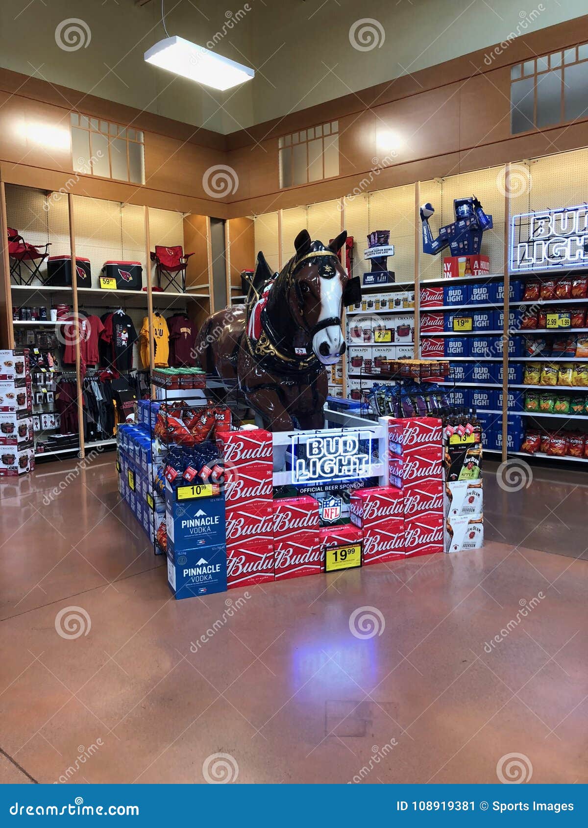 Bud Light Beer Delivery Truck. Budweiser Is Part Of AB InBev, The ...