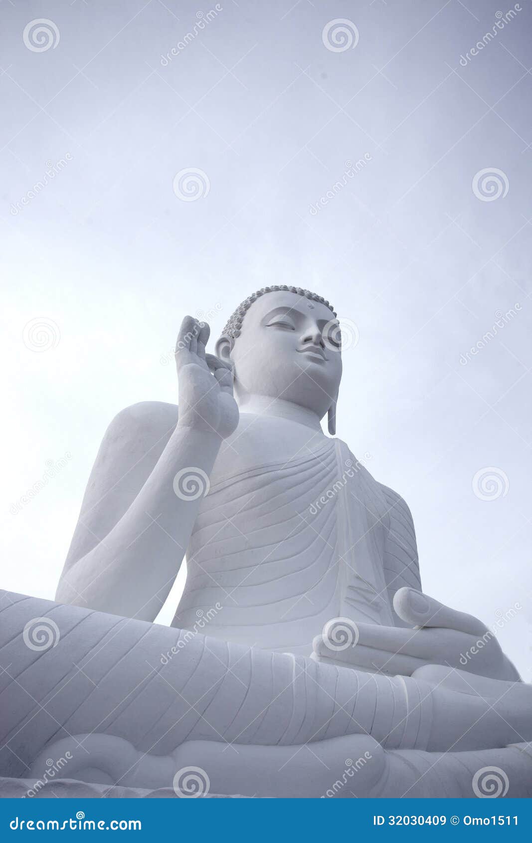 Buda blanco imagen de archivo. Imagen de budista, respecto - 32030409