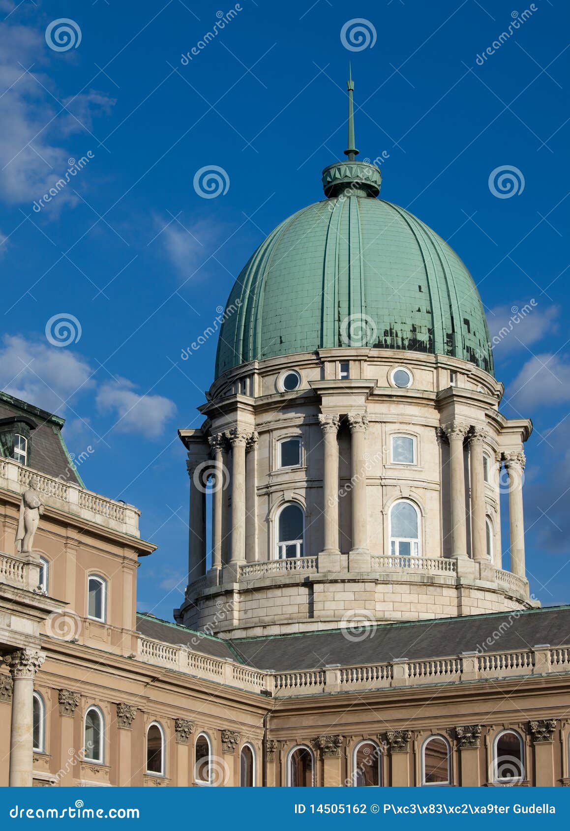 Buda Castle stock photo. Image of attraction, town, hungarian - 14505162