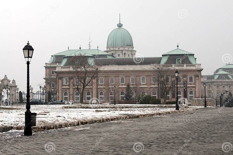 Buda Castle in Budapest editorial photography. Image of landscape ...