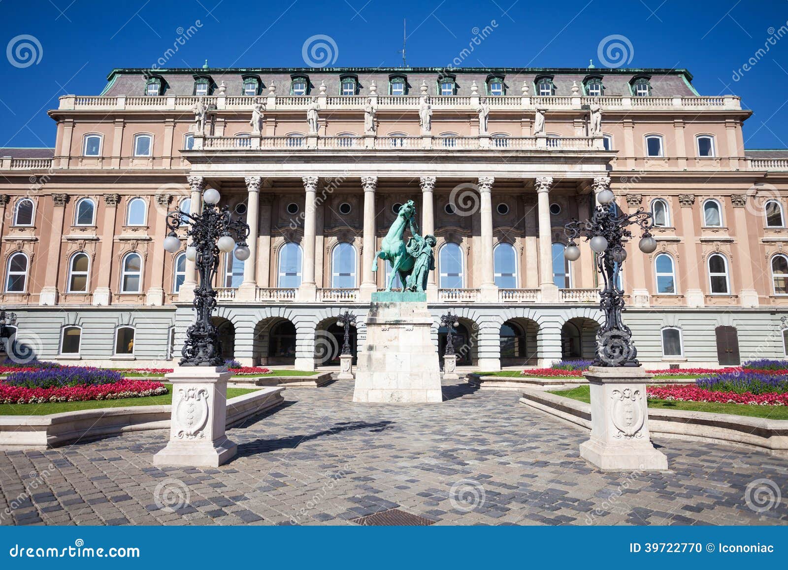 Buda Castle building stock photo. Image of magyar, national - 39722770