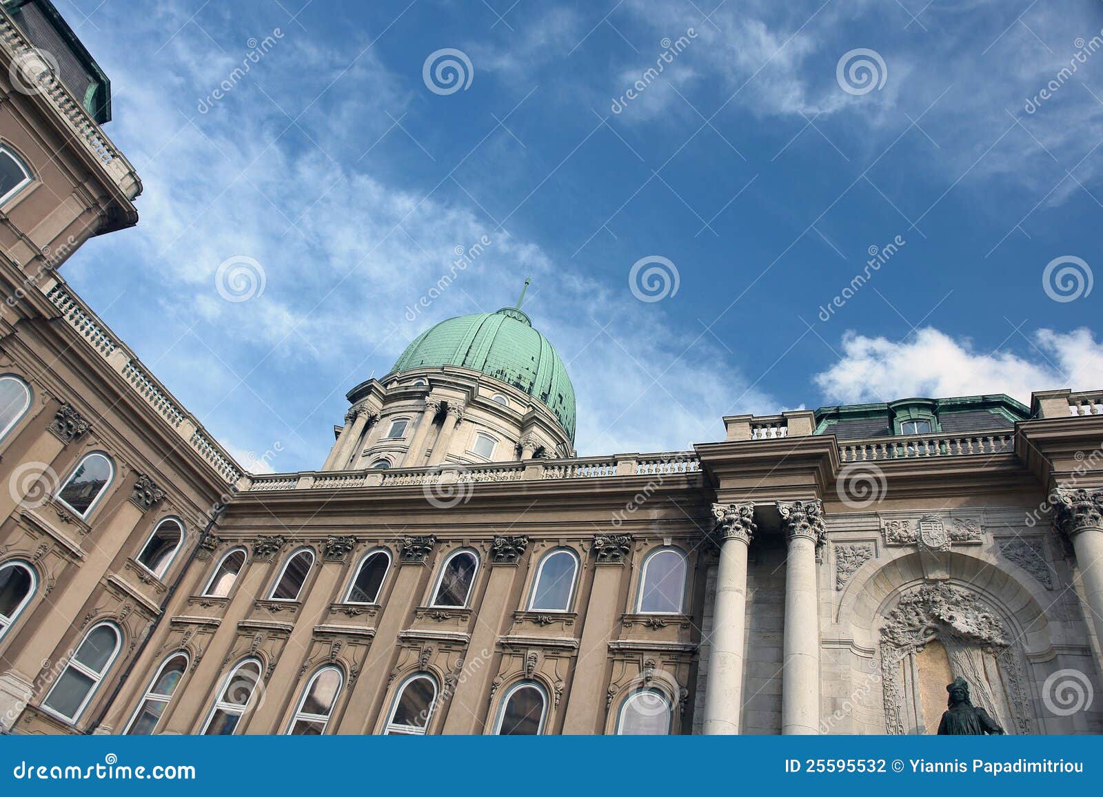 Buda Castle is the Historical Castle Complex of Th Stock Photo - Image ...