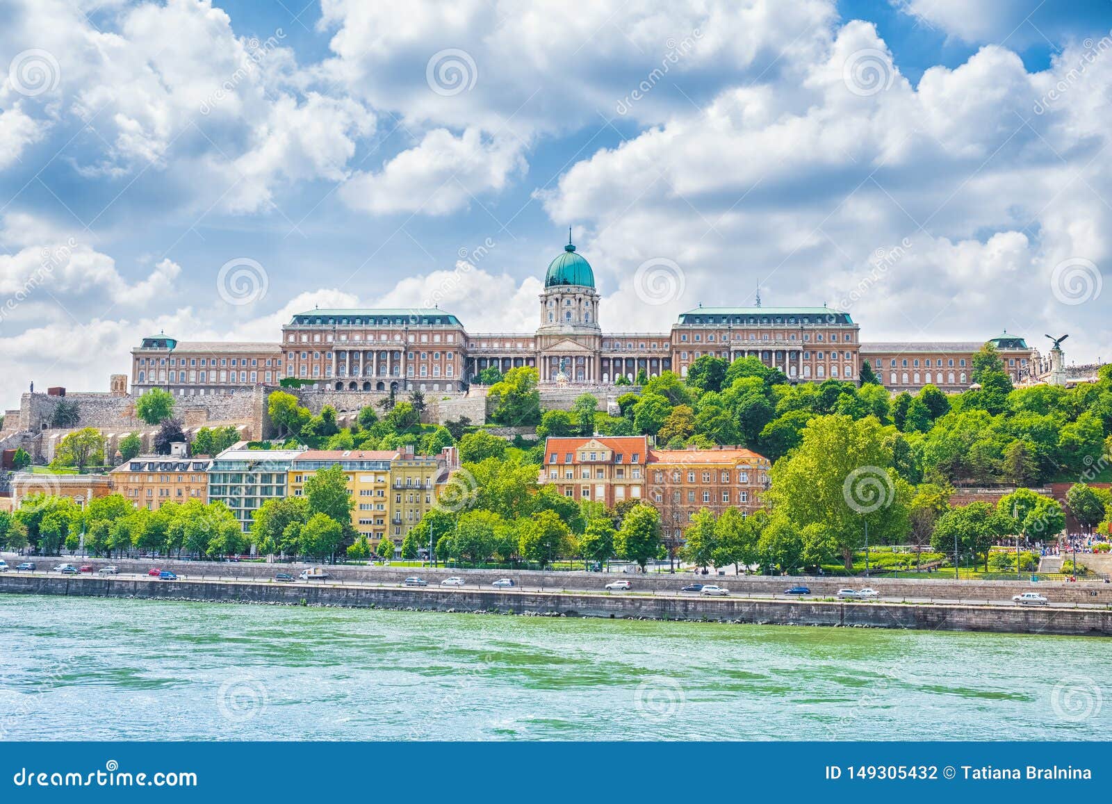 Buda Castle Royal Palace in Budapest, Hungary Stock Photo - Image of ...