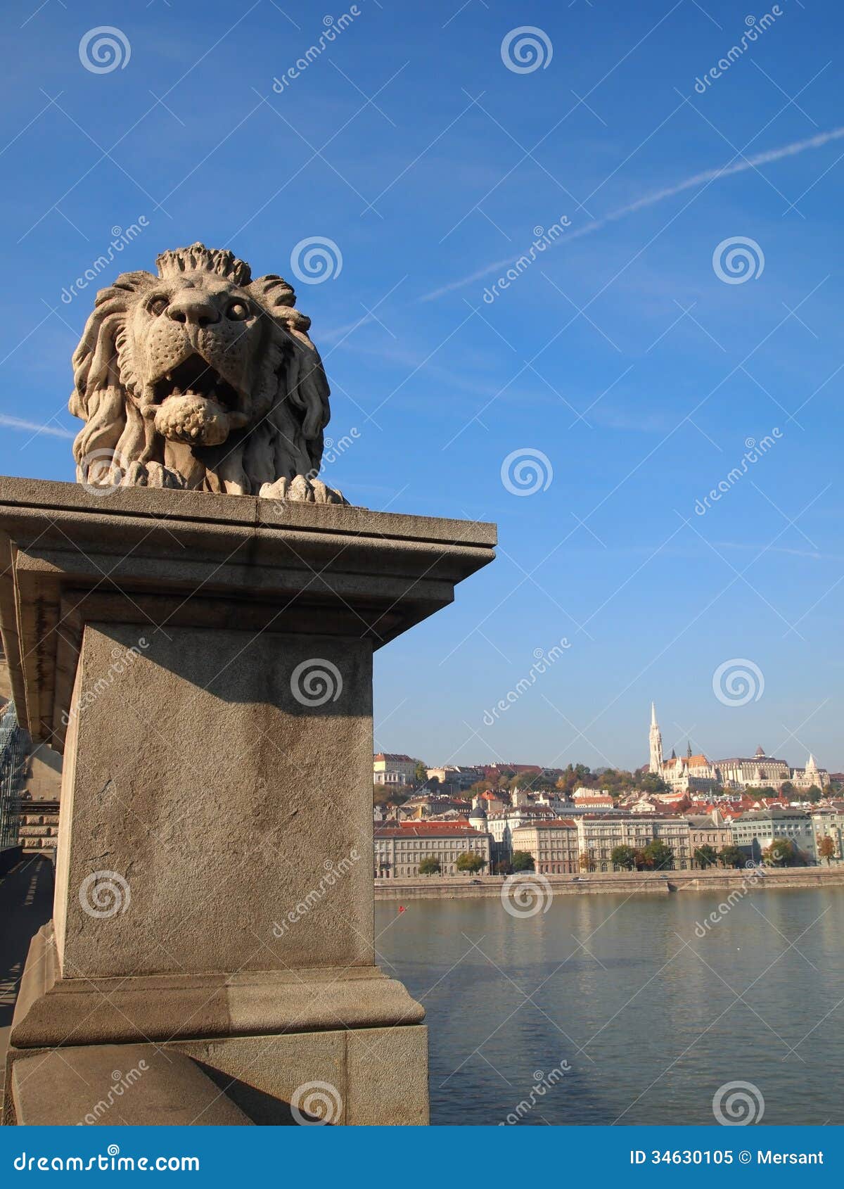 Buda Castle stock image. Image of budapest, buda, connection - 34630105