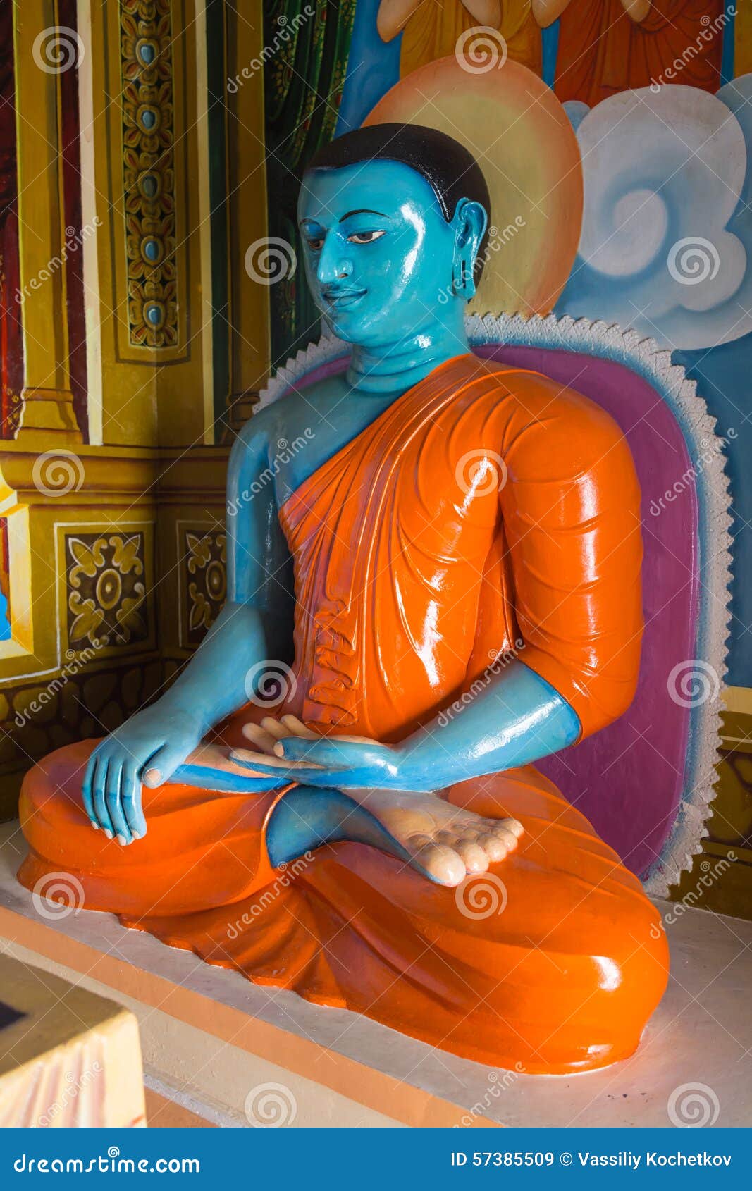 Buda colorida imagem de stock. Imagem de arte, leste - 57385509