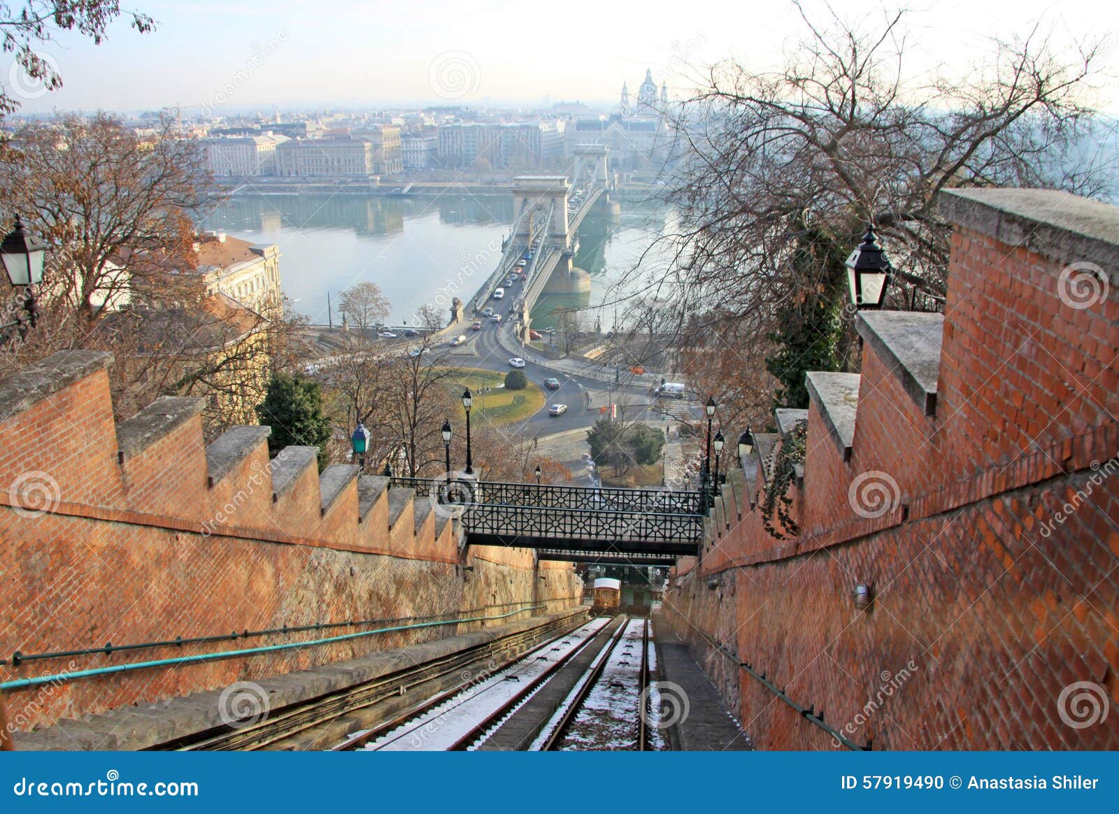 Buda Funicular, Budapest, Hungary Stock Photo - Image of hungary, wall ...