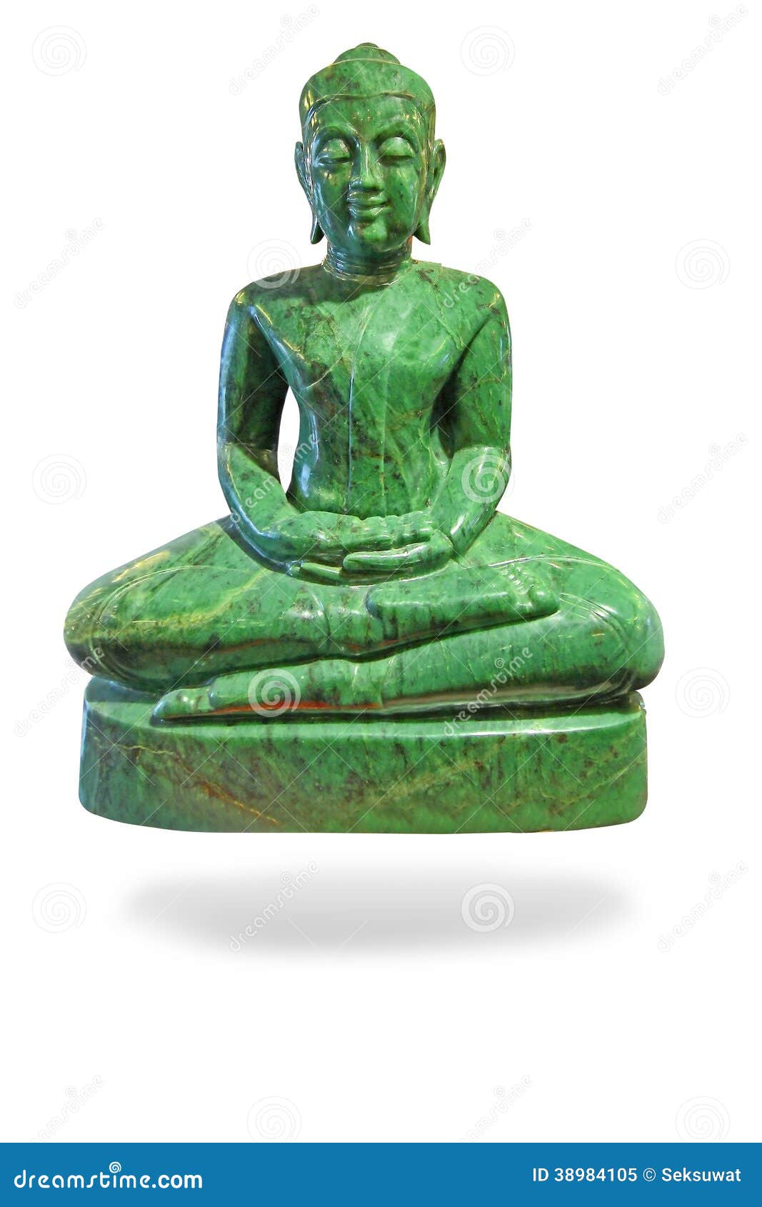 Buda hizo del jade imagen de archivo. Imagen de aislado - 38984105