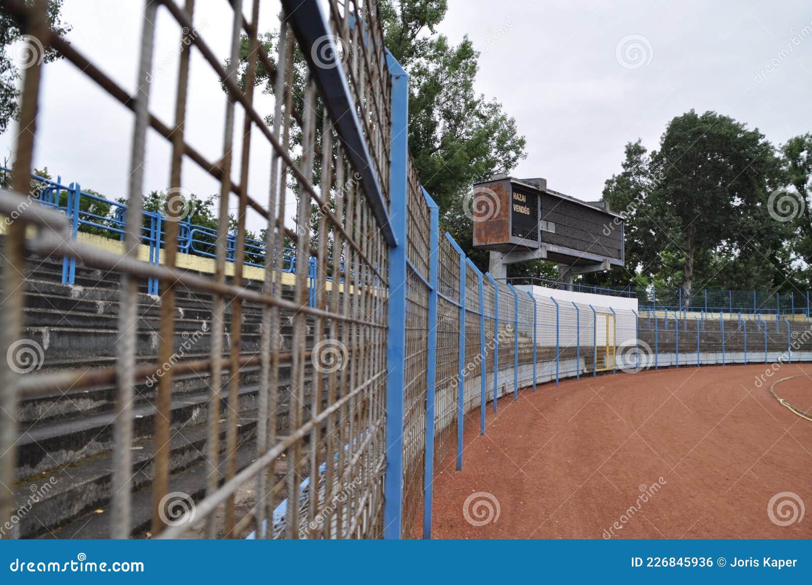 The Budai II Laszlo Stadion of REAC, Budapest Stock Photo - Image of ...