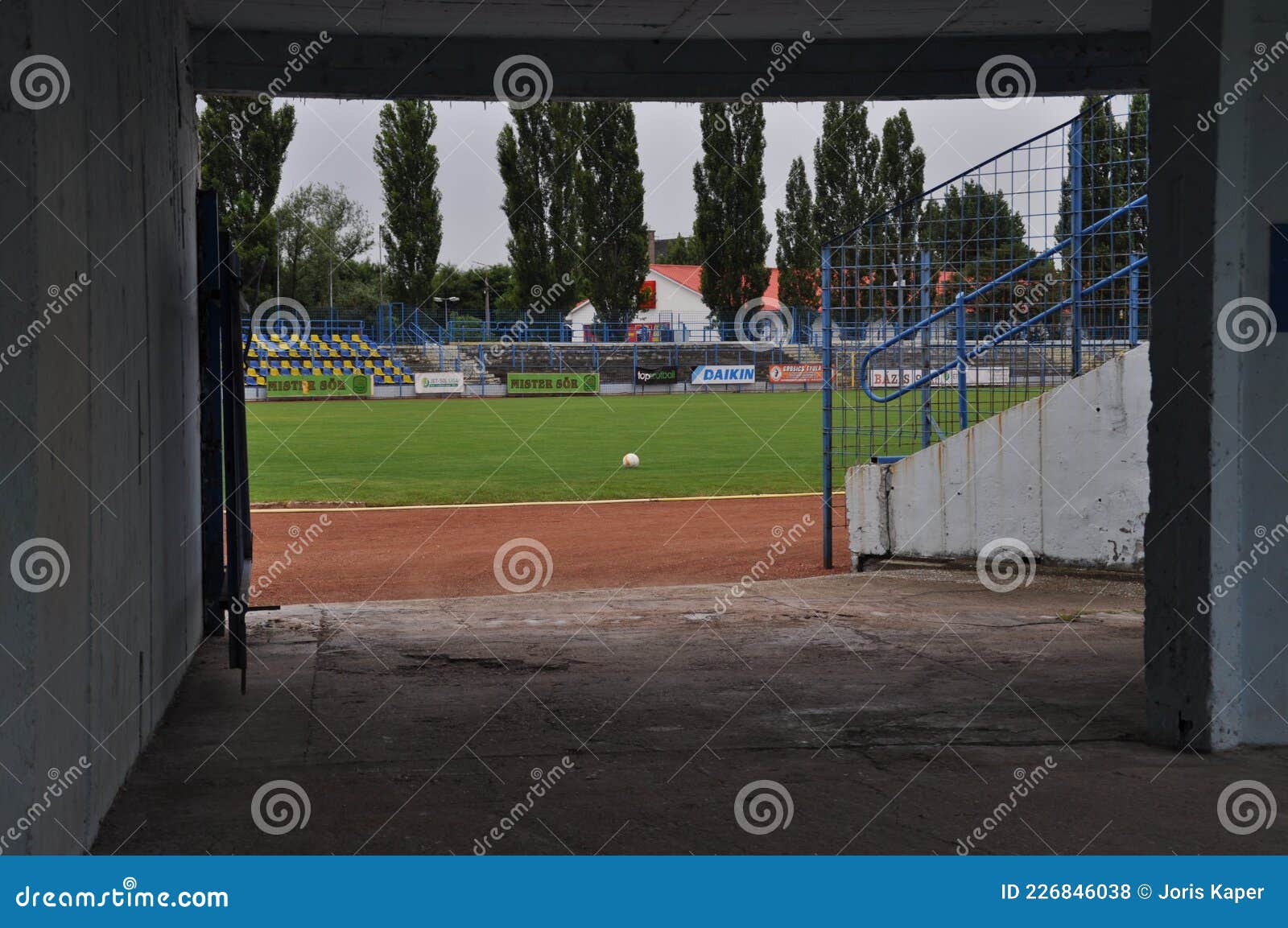 The Budai II. Laszlo Stadion of REAC, Budapest Editorial Stock Photo ...